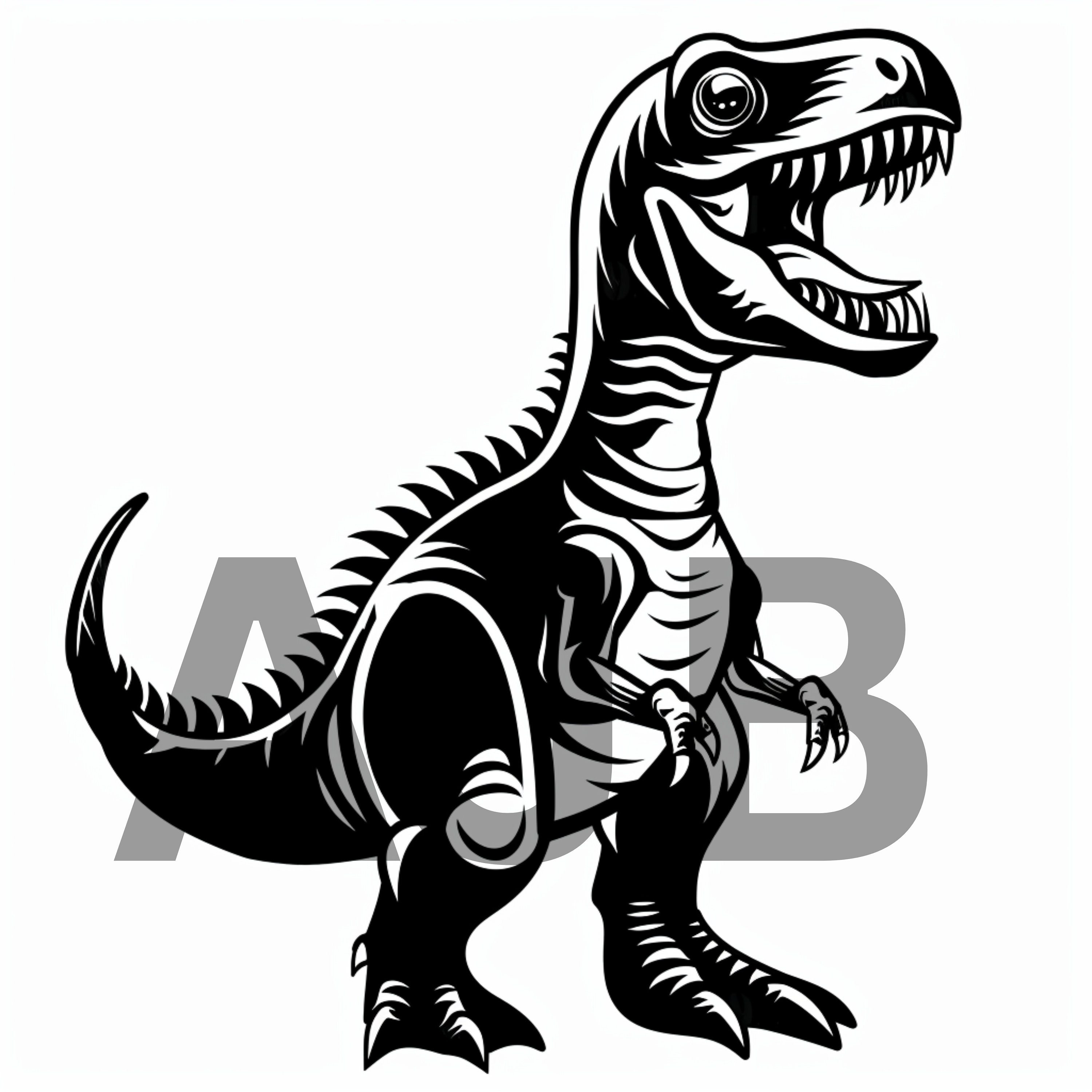 Dinosaur Svg File, Dinosaur Png File, Dinosaur Dxf File, Dinosaur Laser ...
