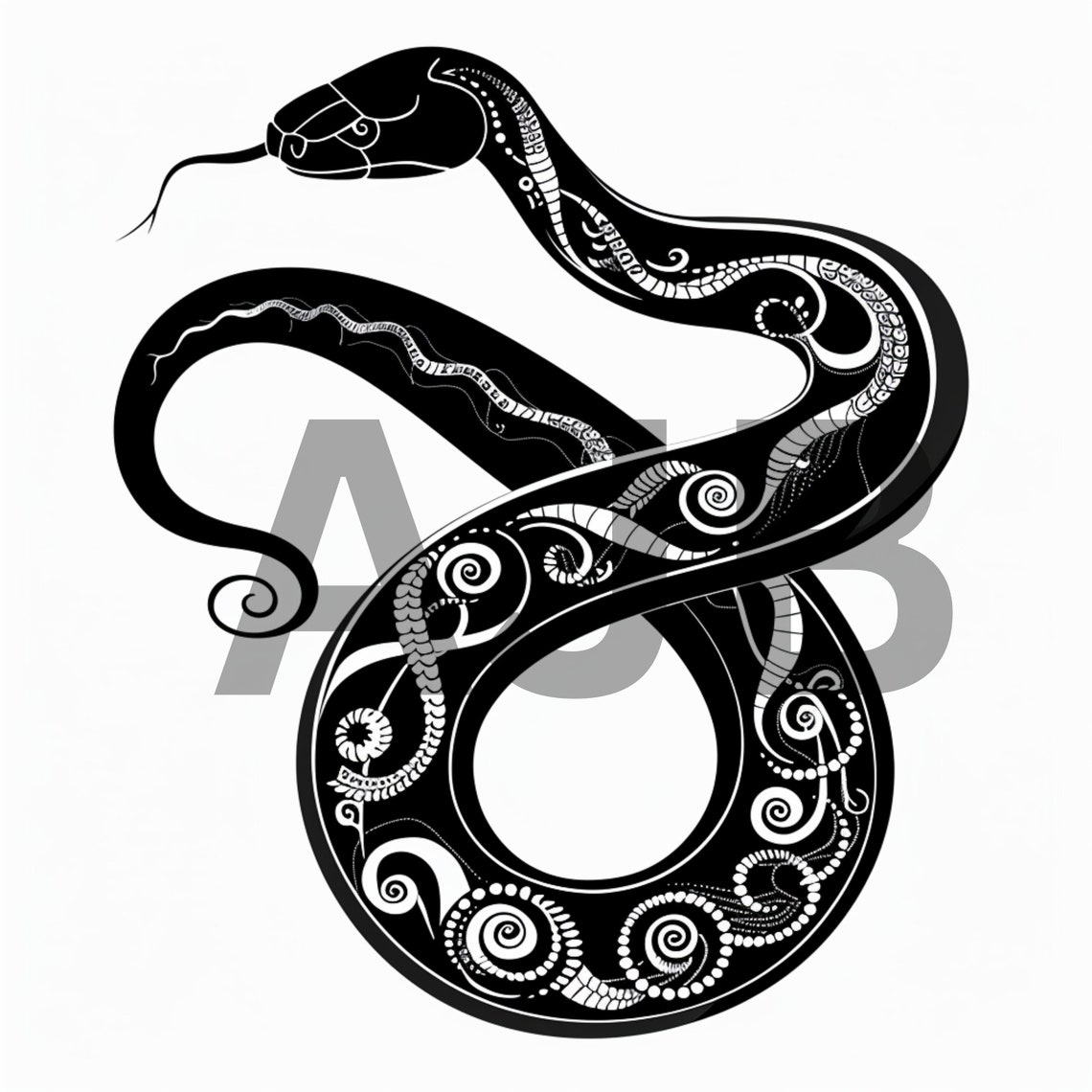 Snake Svg, Snake Png, Snake Dxf, Snake Cricut File, Snake T-shirt ...