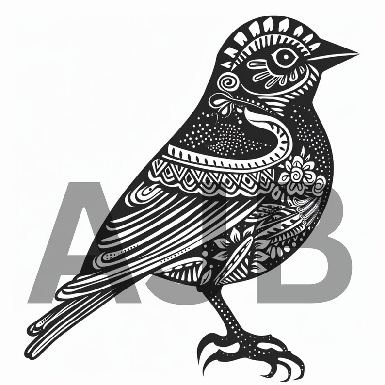 Bird Svg File, Bird Png File, Bird Dxf File, Bird Laser Engraving File ...