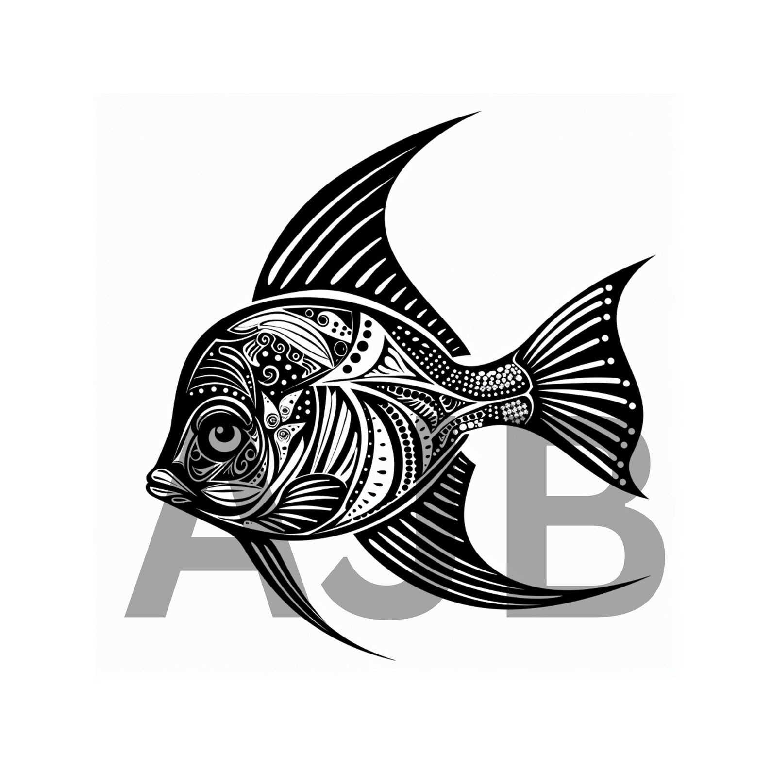 Fish Svg File, Fish Png, Fish Dxf, Fish Cricut File, Fish T-shirt ...