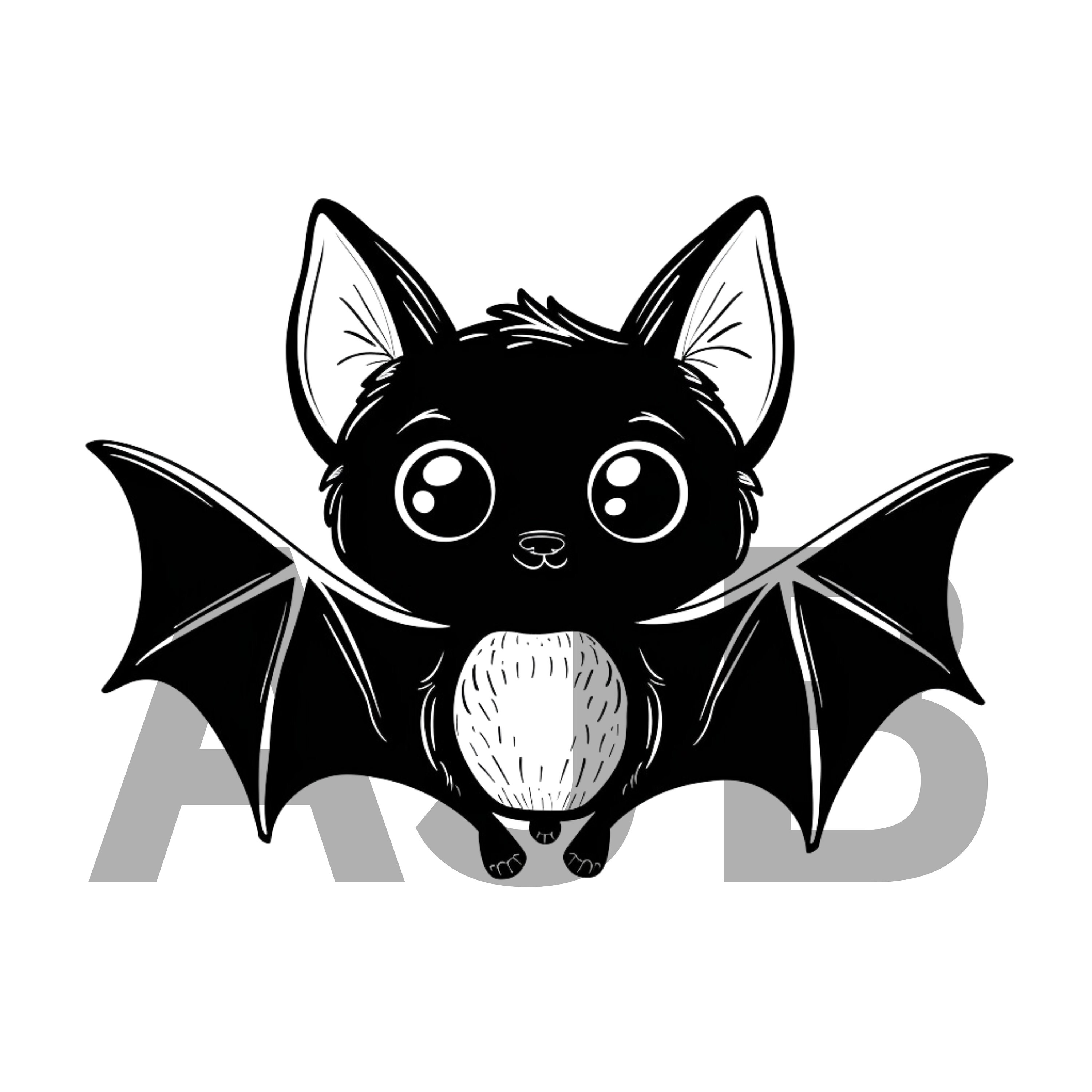 Bat Svg File, Bat Png File, Bat Dxf File, Bat Laser Engraving File, Bat ...