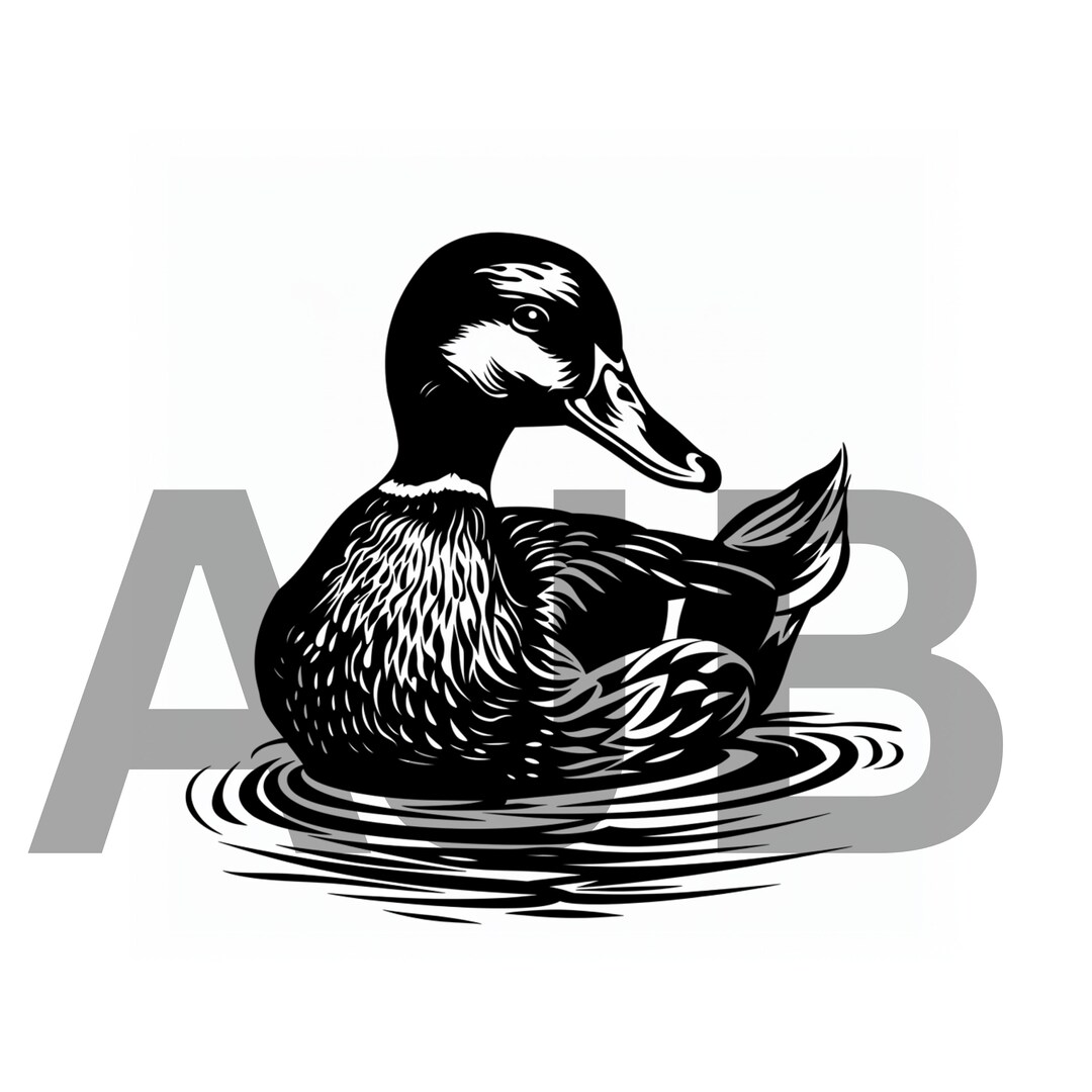 Duck Svg File, Duck Png File, Duck Dxf File, Duck Cricut Design, Duck T ...