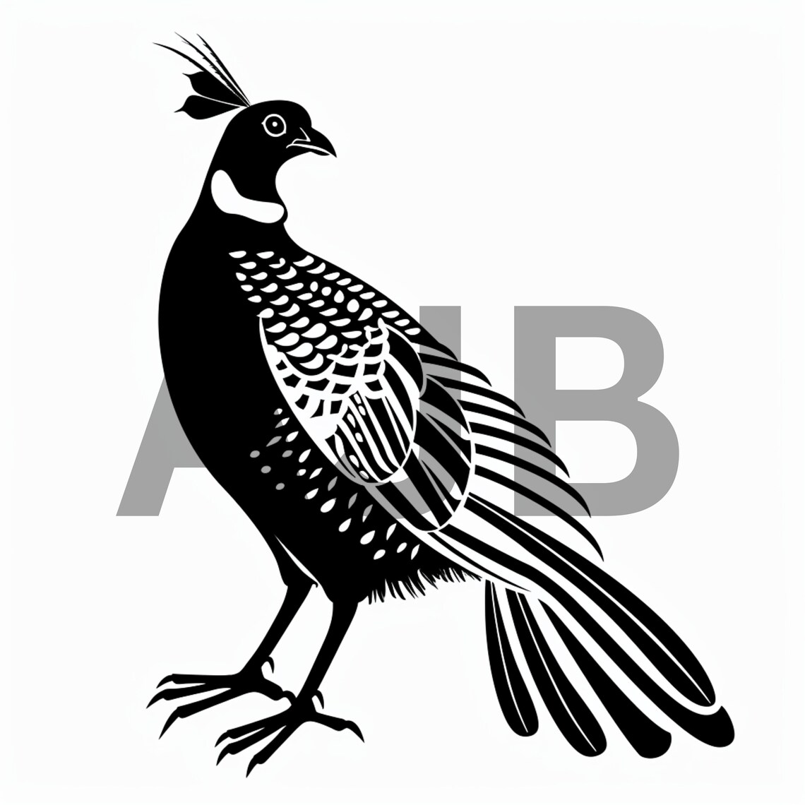 Pheasant Svg File, Pheasant Png File, Pheasant Dxf File, Pheasant Laser ...