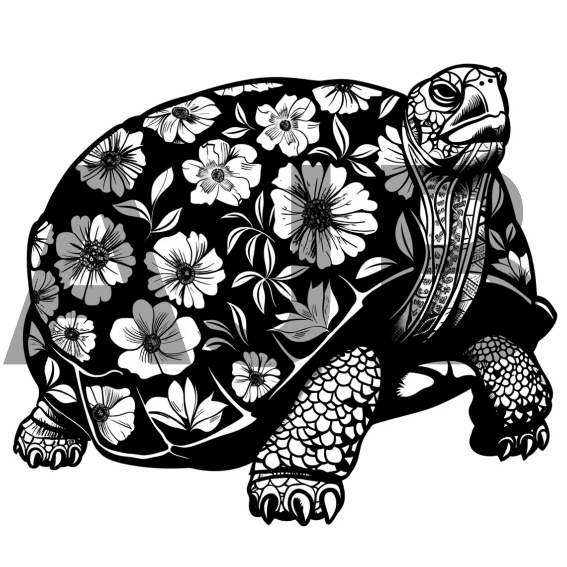 Tortoise Svg File, Tortoise Png File, Tortoise Dxf File, Tortoise Laser ...