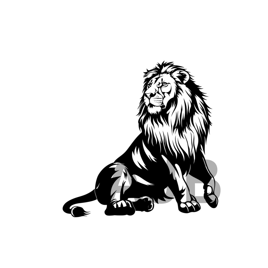 Lion Svg File, Lion Png File, Lion Dxf File, Lion Dxf, Lion Cricut ...