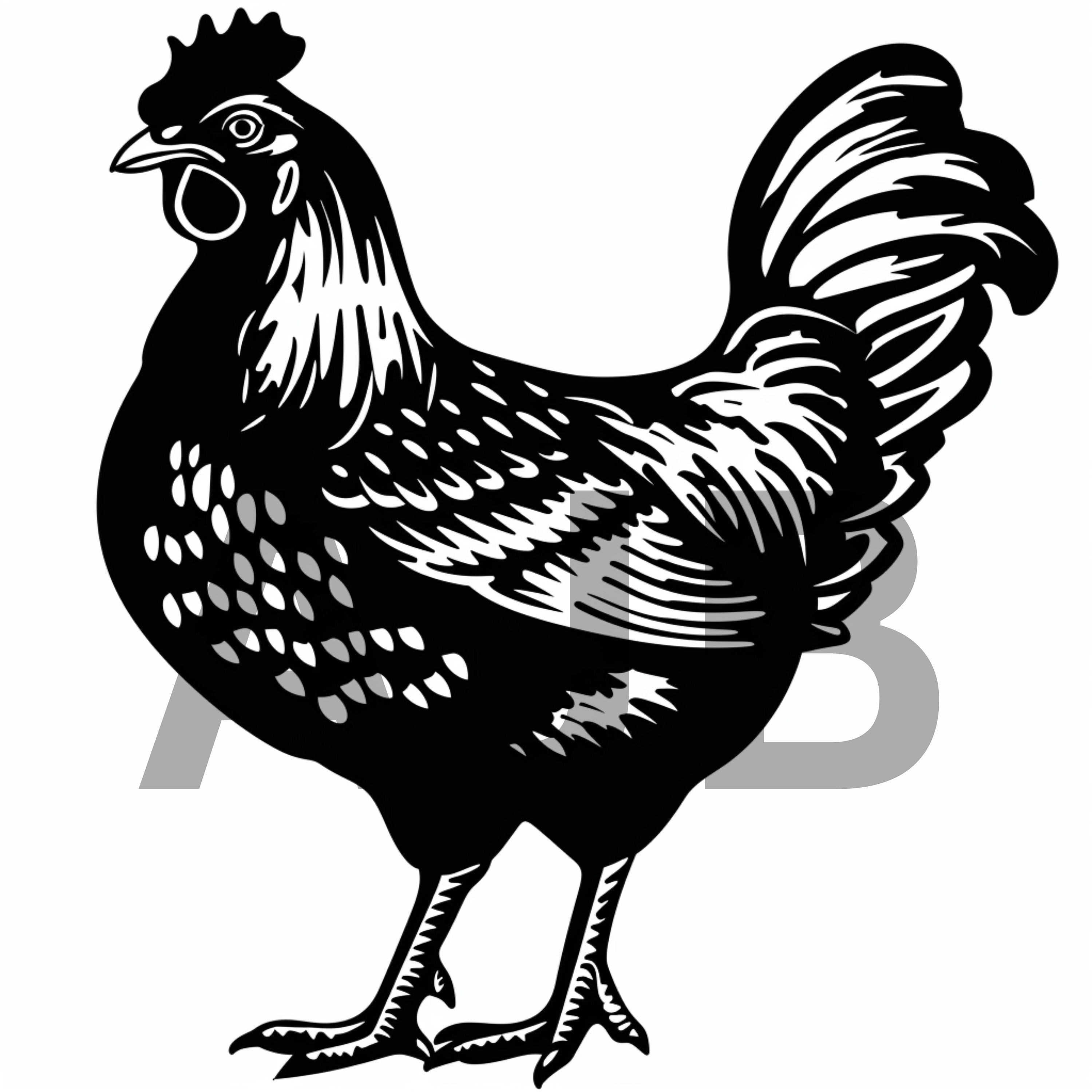 Chicken Svg, Chicken Png, Chicken Dxf, Chicken Cricut File, Chicken T ...