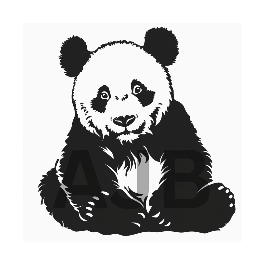 Panda Svg, Panda Png, Panda Dxf, Panda T-shirt Design, Panda Cricut ...