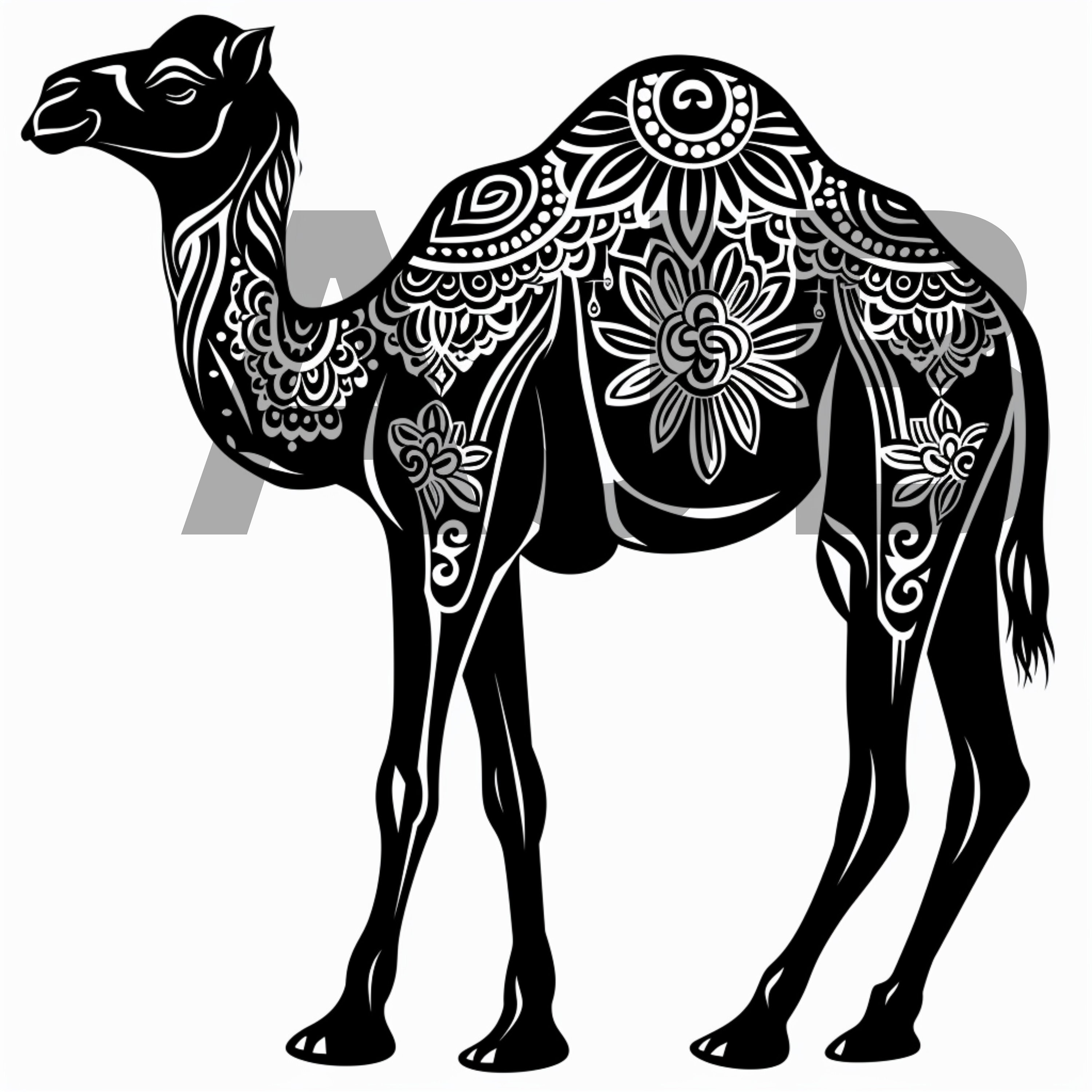 Camel Svg File, Camel Png, Camel Dxf, Camel Cricut File, Camel T-shirt ...