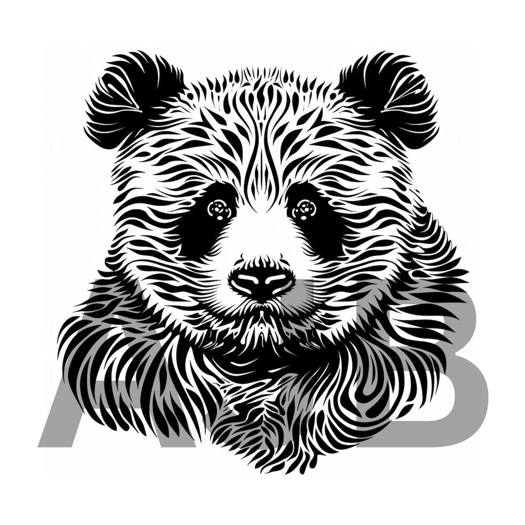 Panda Svg, Panda Png, Panda Dxf, Panda T-shirt Design, Panda Cricut ...