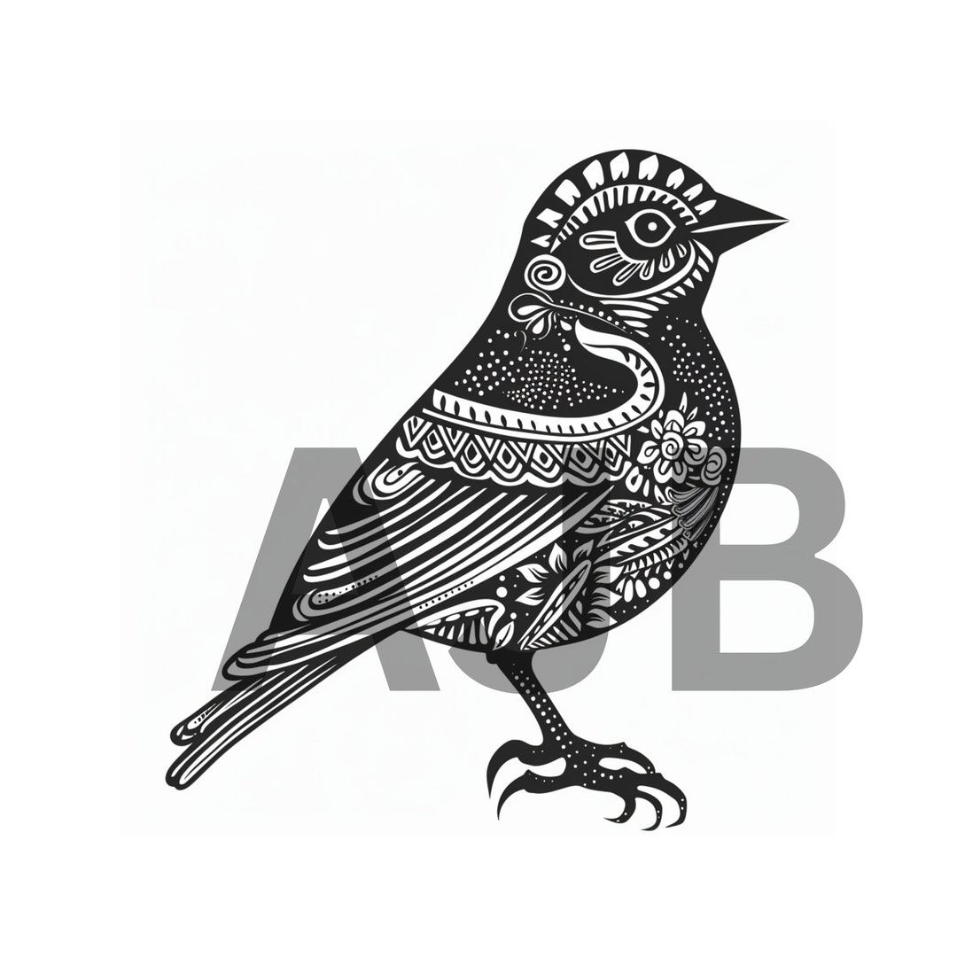 Bird Svg File, Bird Png File, Bird Dxf File, Bird Laser Engraving File ...