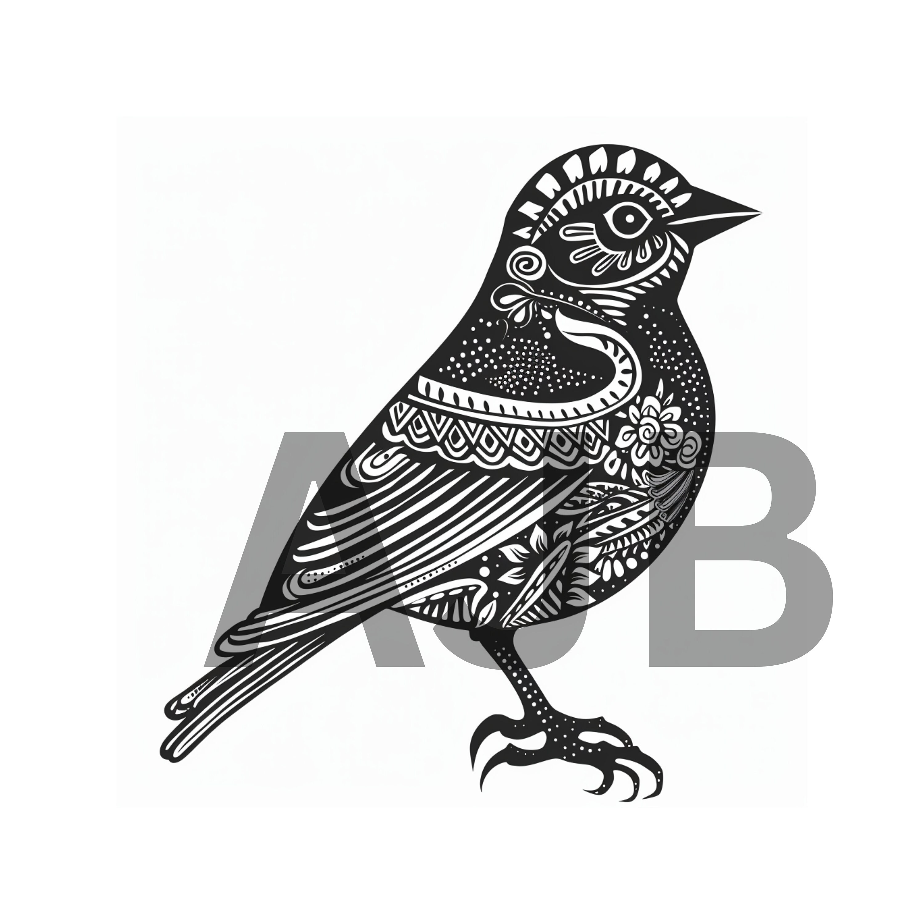 Bird Svg File, Bird Png File, Bird Dxf File, Bird Laser Engraving File ...