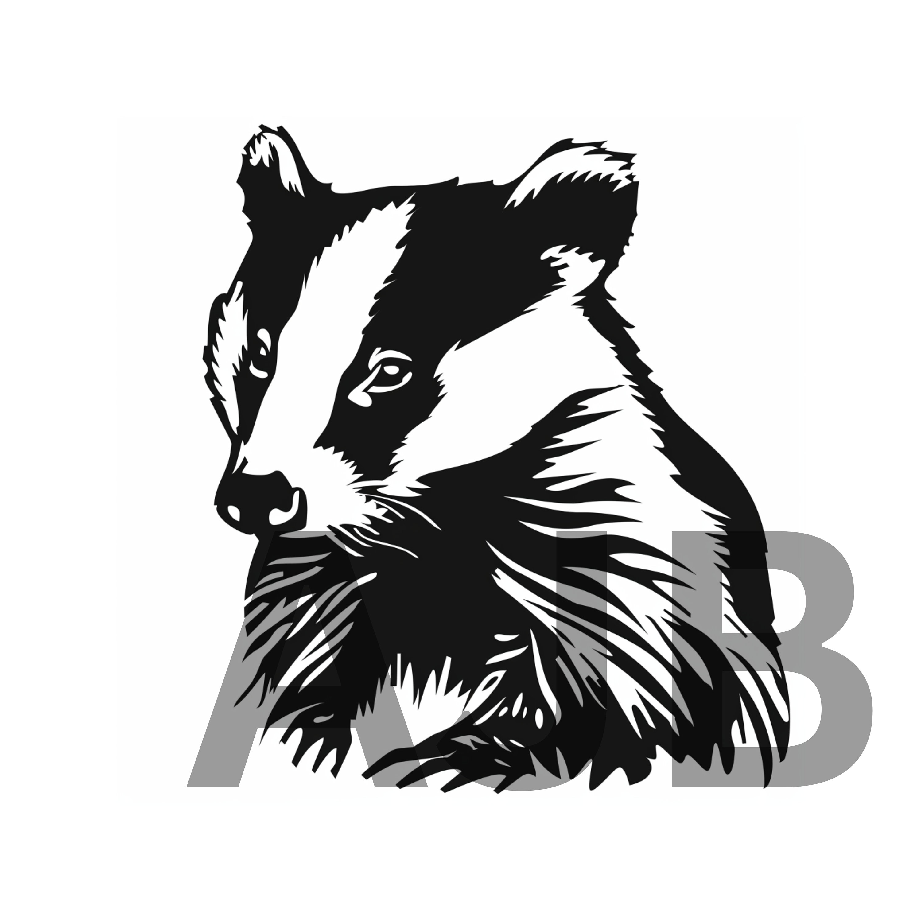 Badger Svg, Badger Png, Badger Dxf, Badger Cricut File, Badger T-shirt ...