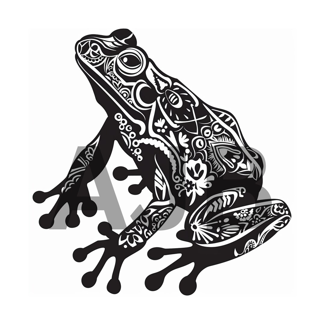 Frog Svg File, Frog Png, Frog Dxf, Frog Cricut File, Frog Laser ...