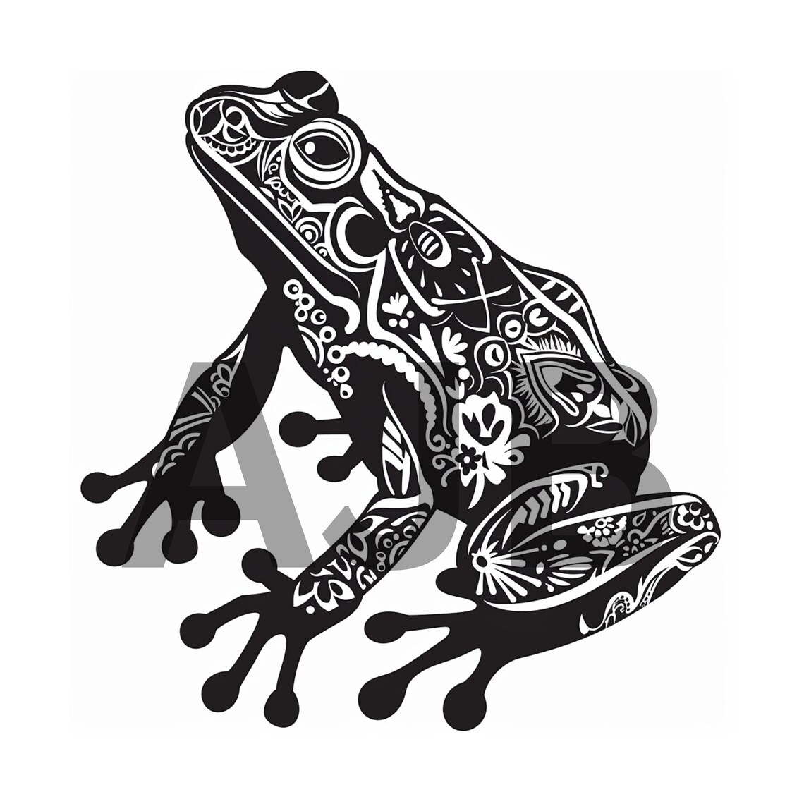 Frog Svg File, Frog Png, Frog Dxf, Frog Cricut File, Frog Laser ...