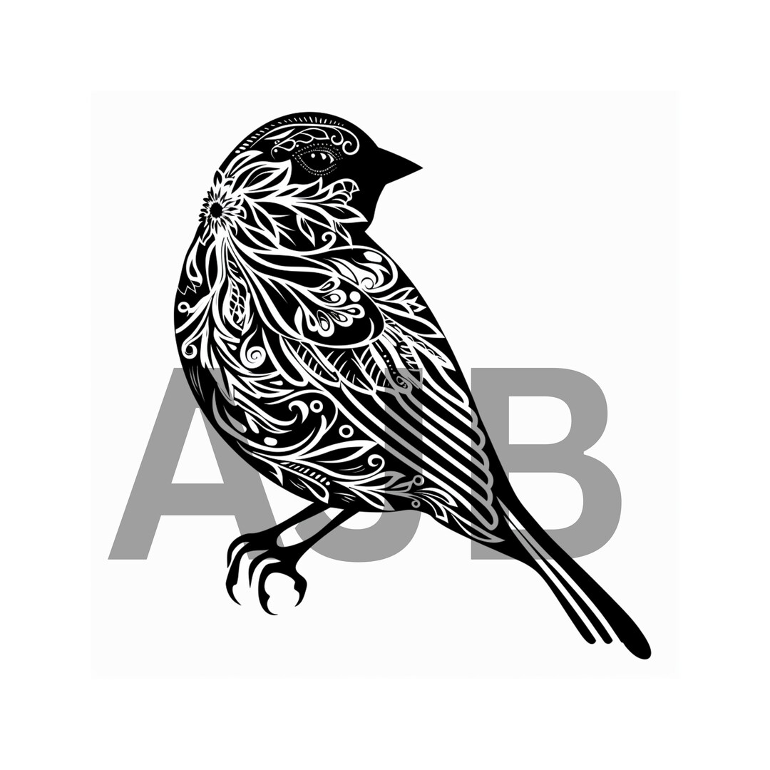 Bird Svg File, Bird Png File, Bird Dxf File, Bird Laser Engraving File ...