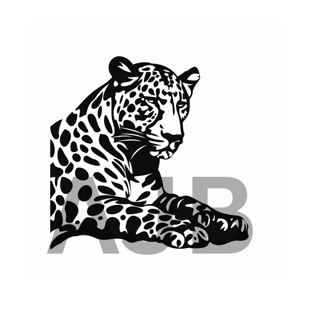 Leopard Svg File, Leopard Png File, Leopard Dxf File, Leopard Laser ...