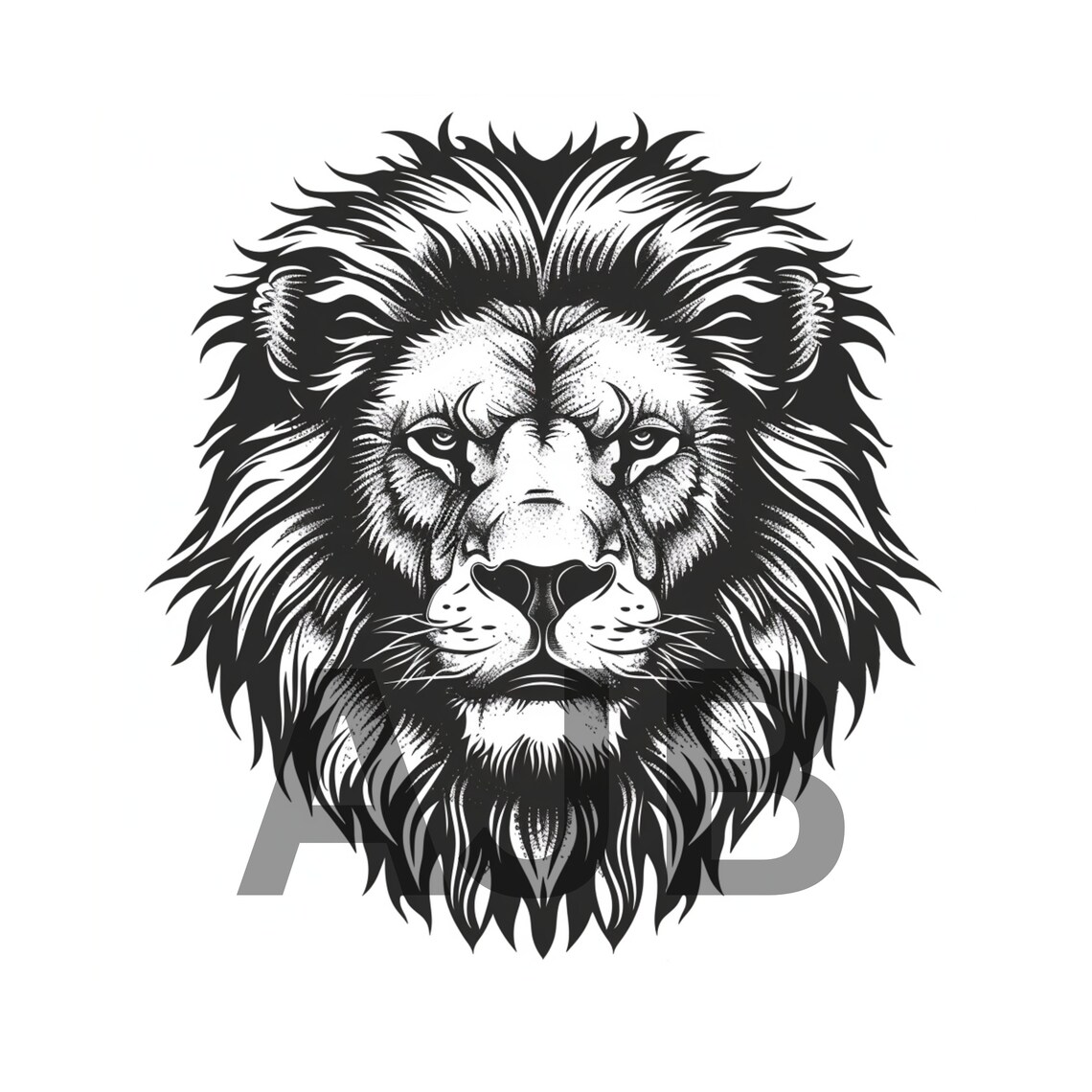 Lion Head Svg File, Lion Head Png File, Lion Head Dxf File, Lionhead ...