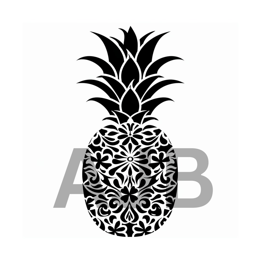 Pineapple Svg File, Pineapple Png, Pineapple Dxf, Pineapple Cricut File ...