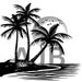 Palm Tree Svg File, Palm Tree Png File, Palm Tree Dxf File, Palm Tree ...