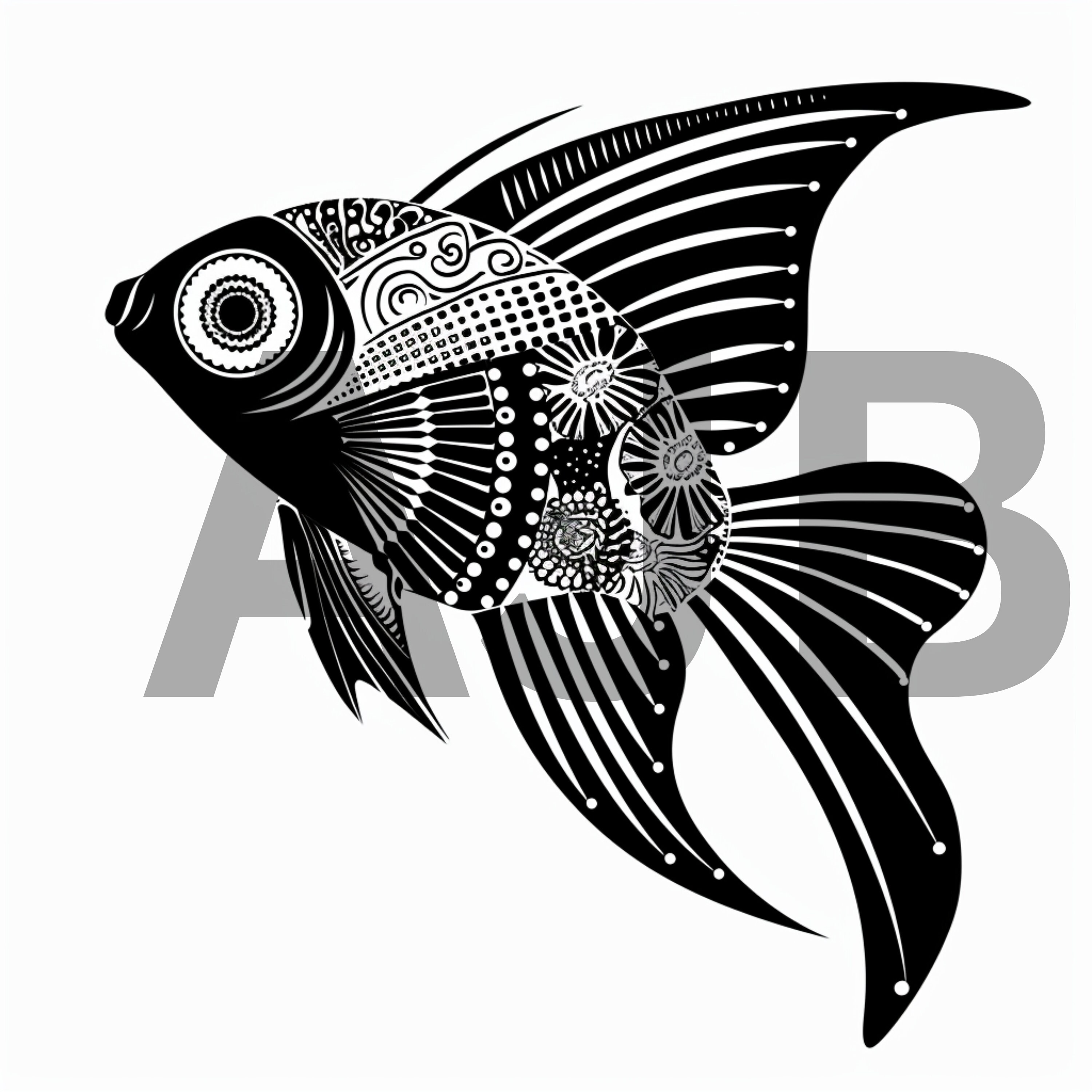 Fish Svg File, Fish Png, Fish Dxf, Fish Cricut File, Fish T-shirt ...