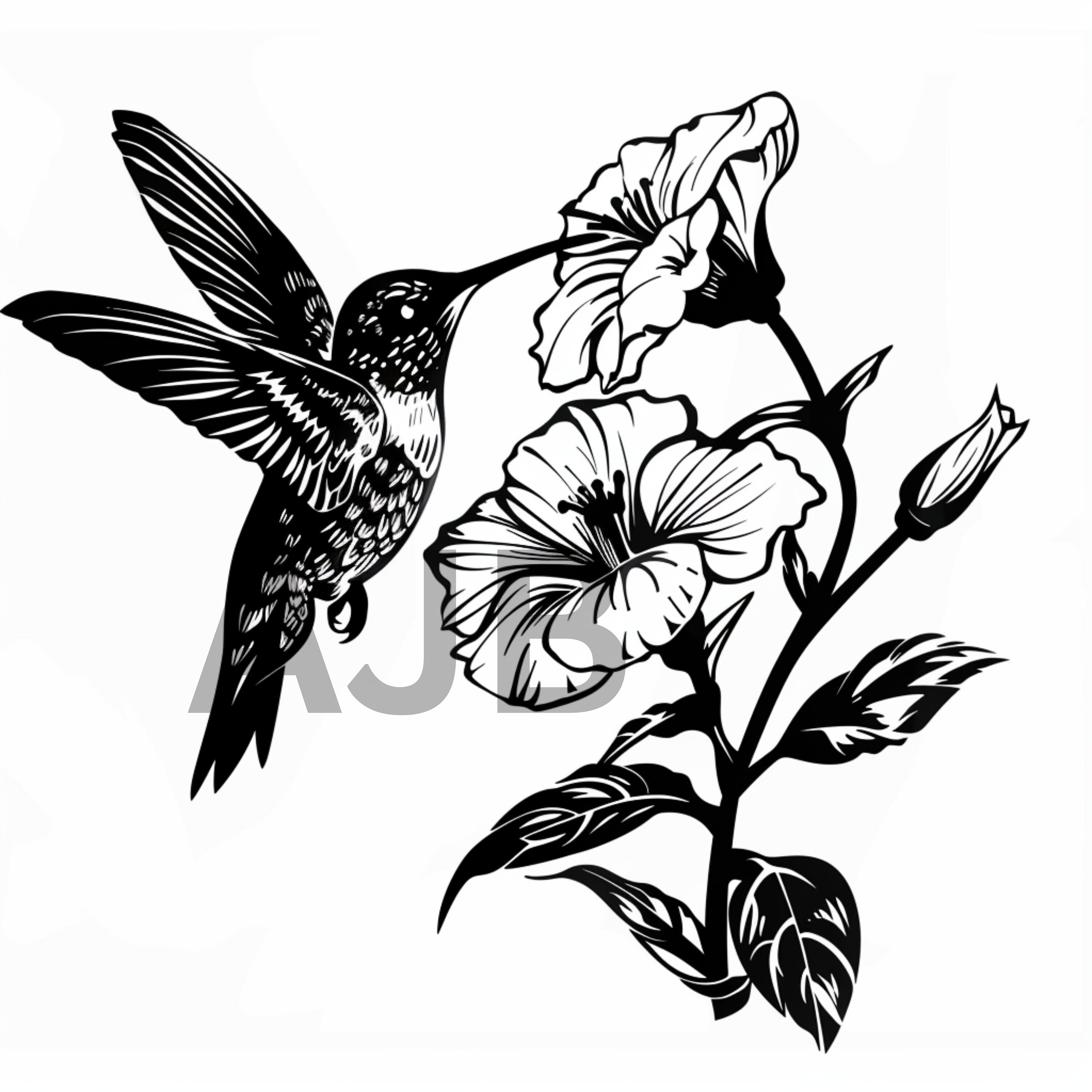Hummingbird Svg File, Hummingbird Png File, Hummingbird Dxf File ...