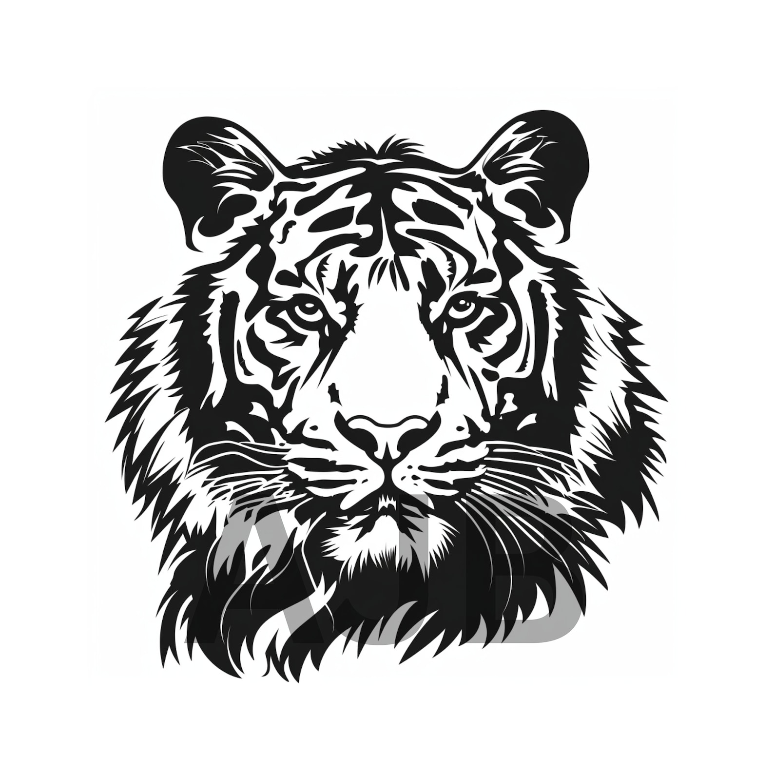 Tiger Svg File, Tiger Png File, Tiger Dxf File, Tiger Cricut , Tiger T ...