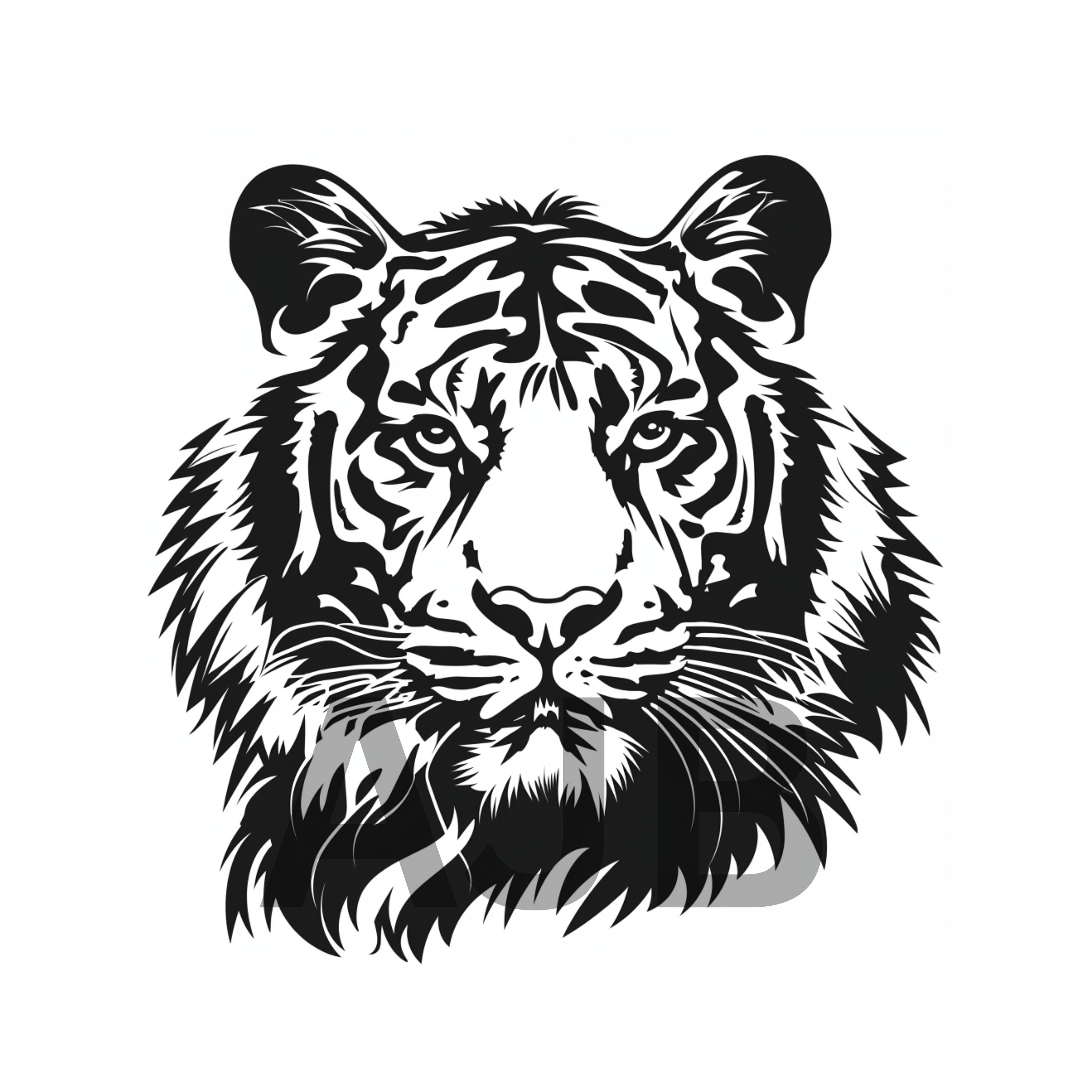 Tiger Svg File, Tiger Png File, Tiger Dxf File, Tiger Cricut , Tiger T ...