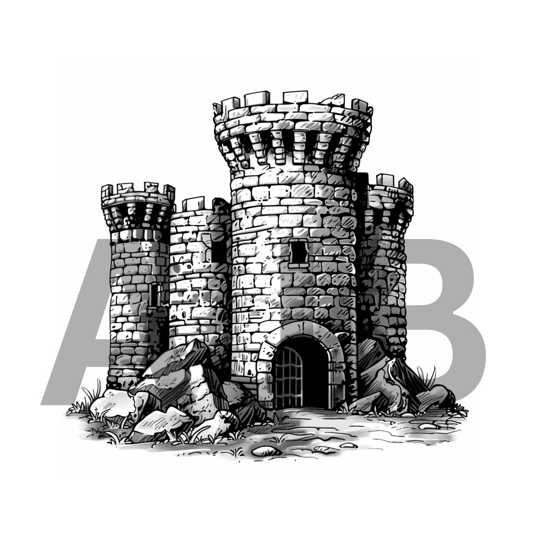 Castle Svg, Castle Png, Castle Dxf, Castle Cricut Design, Castle T ...