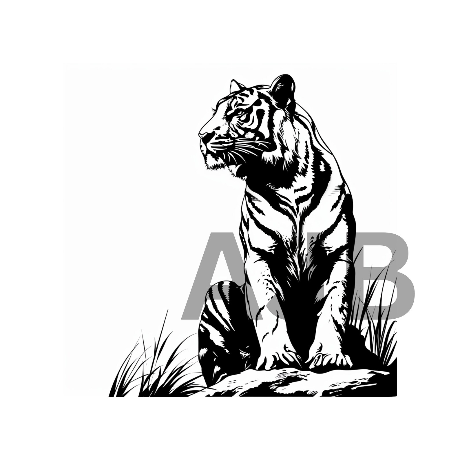 Tiger Svg File, Tiger Png File, Tiger Dxf File, Tiger Cricut , Tiger T ...