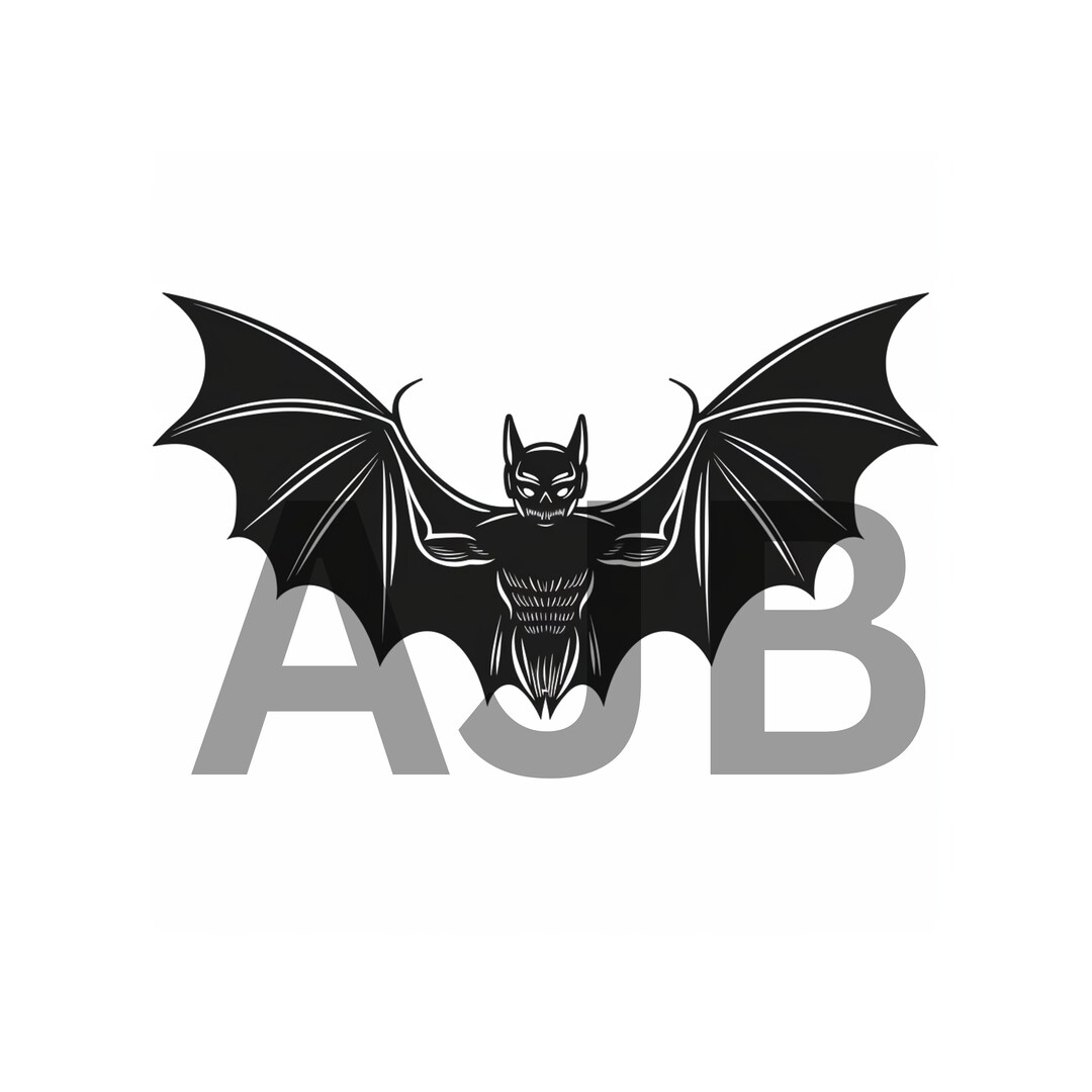 Bat Svg File, Bat Png File, Bat Dxf File, Bat Laser Engraving File, Bat ...