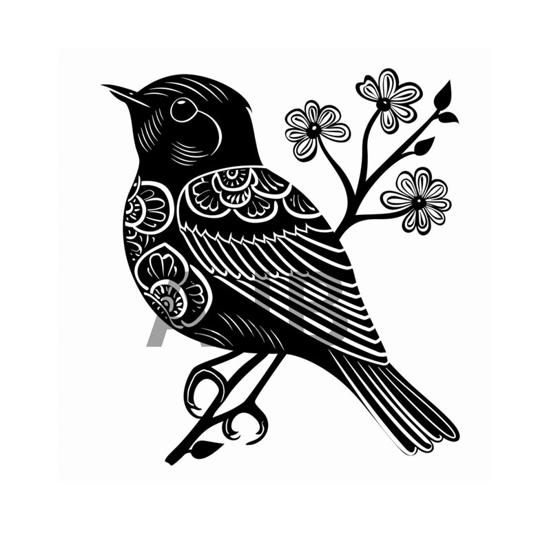 Bird Svg File, Bird Png File, Bird Dxf File, Bird Laser Engraving File ...