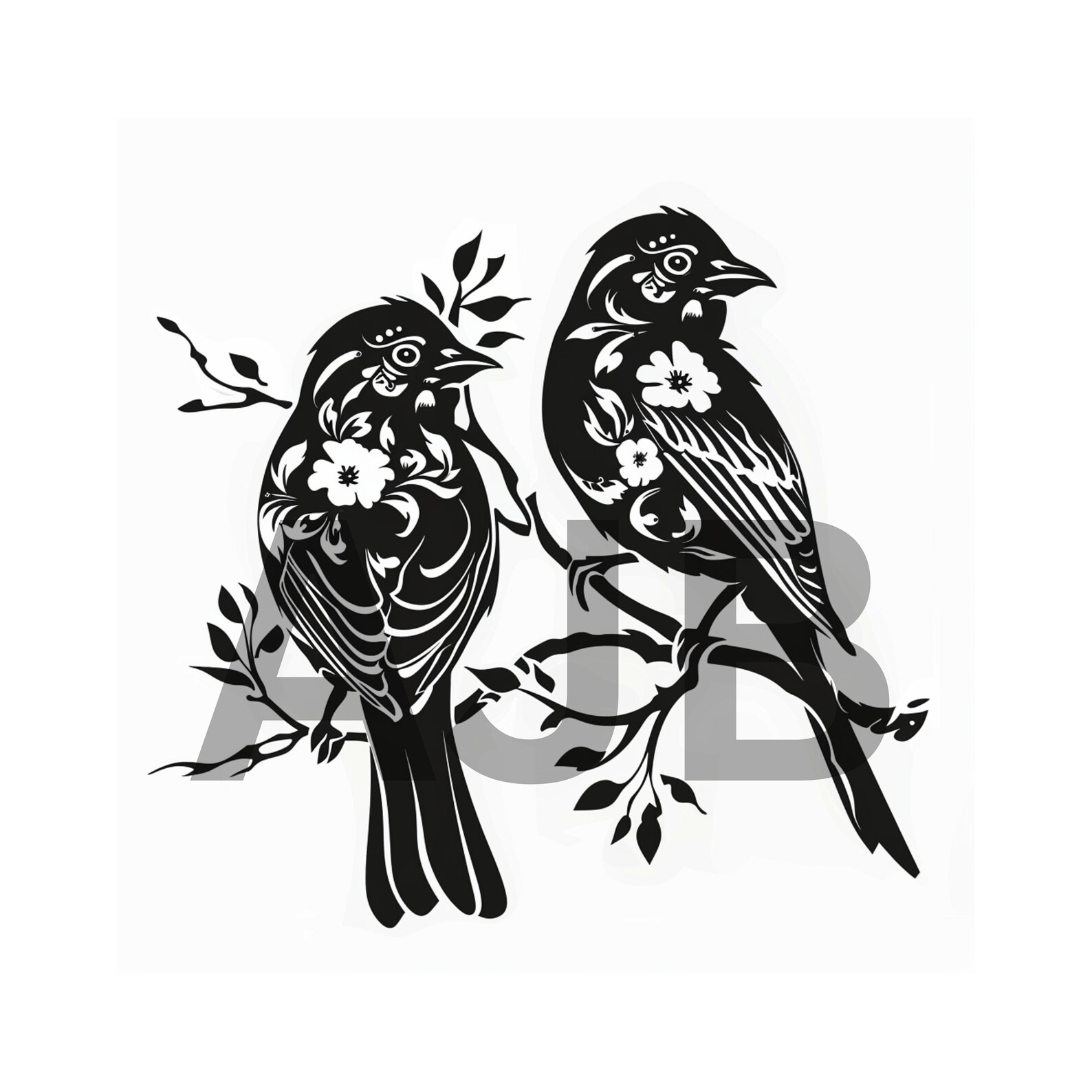 Bird Svg File, Bird Png File, Bird Dxf File, Bird Laser Engraving File ...