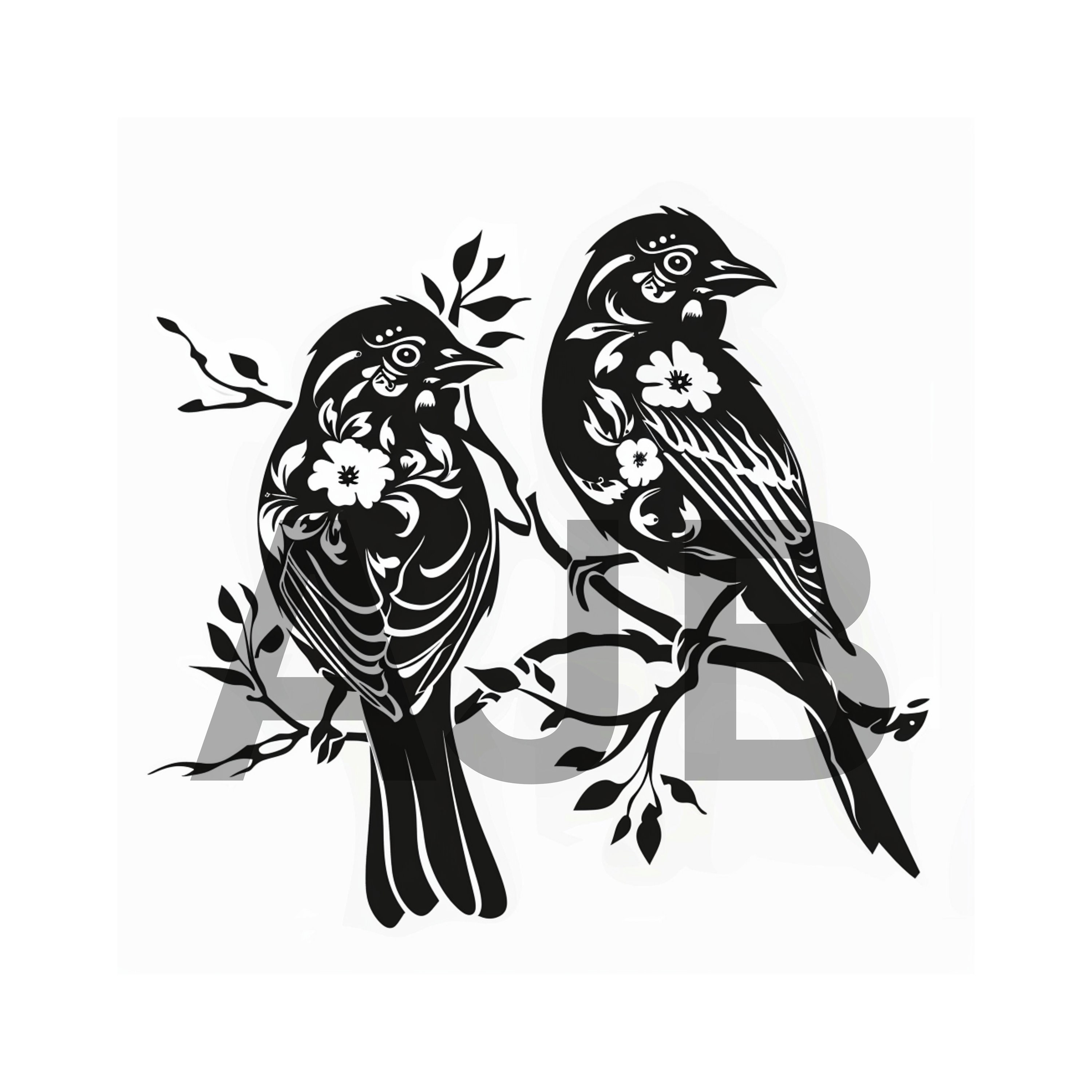 Bird Svg File, Bird Png File, Bird Dxf File, Bird Laser Engraving File ...