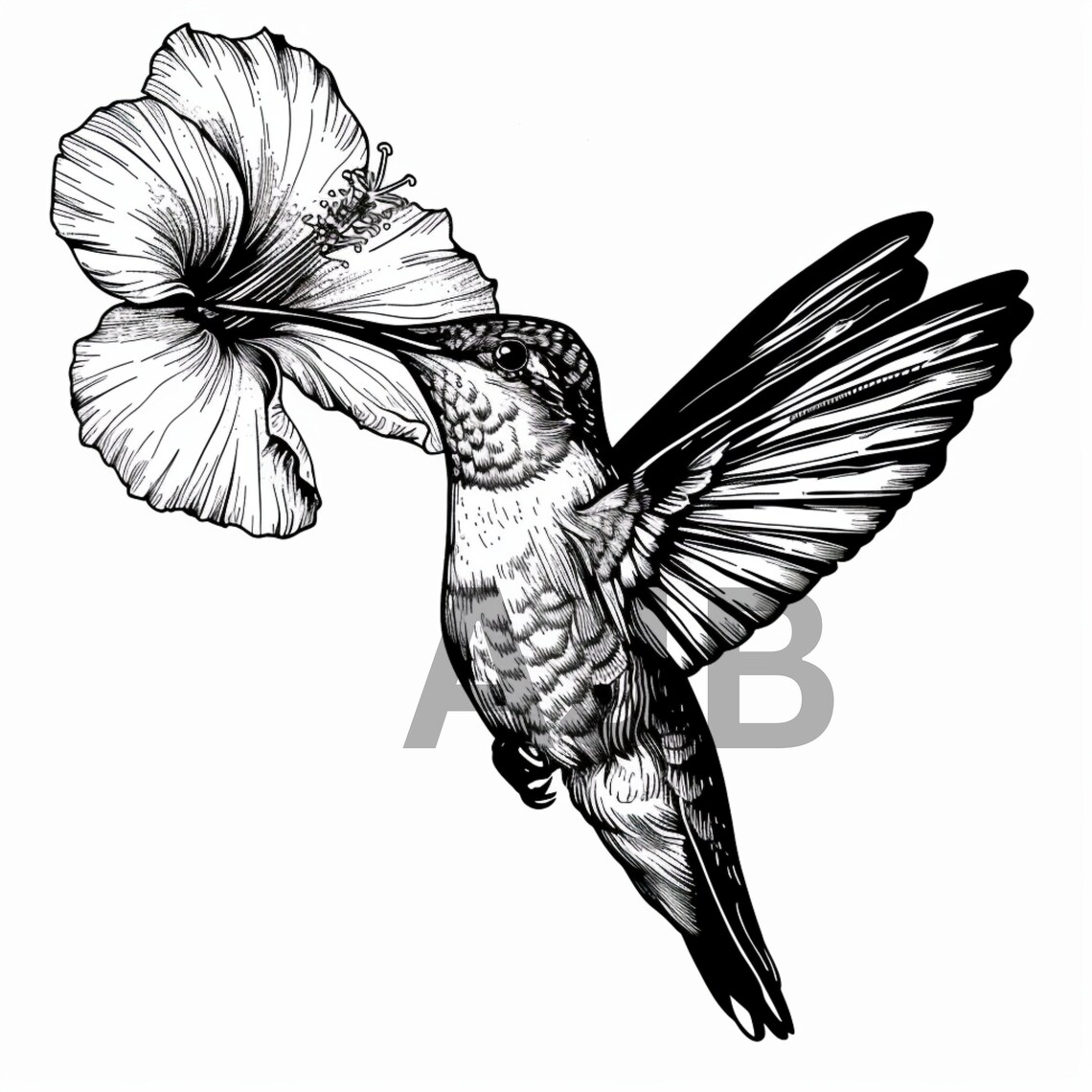 Hummingbird Svg File, Hummingbird Png File, Hummingbird Dxf File ...