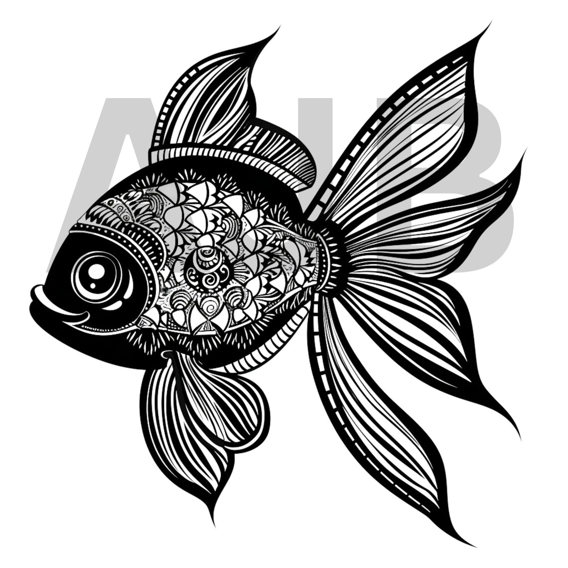 Fish Svg File, Fish Png, Fish Dxf, Fish Cricut File, Fish T-shirt ...