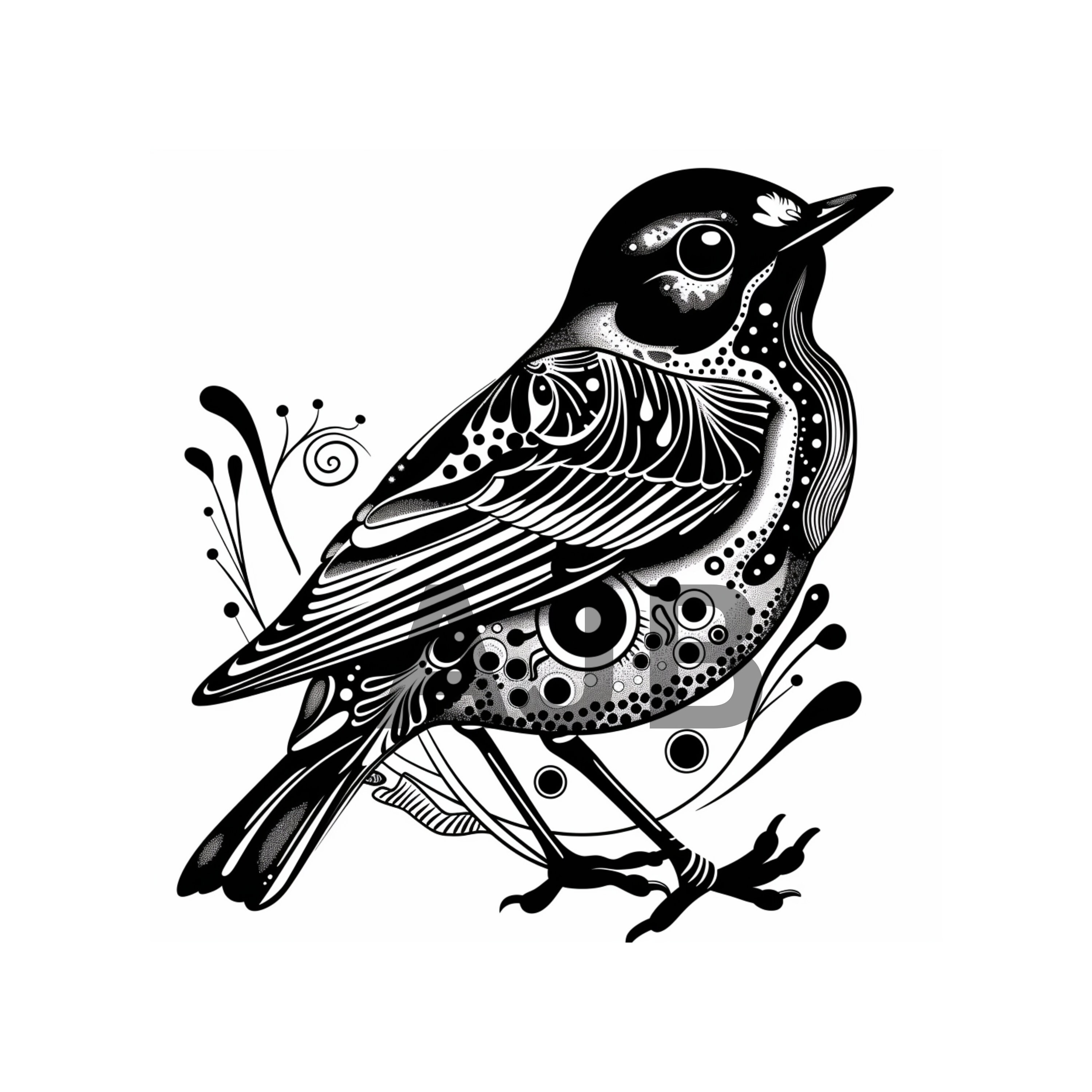 Bird Svg File, Bird Png File, Bird Dxf File, Bird Laser Engraving File ...