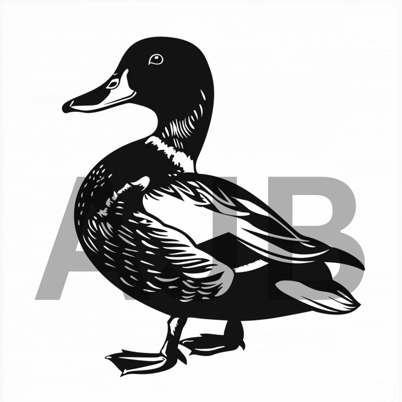 Duck Svg File, Duck Png File, Duck Dxf File, Duck Cricut Design, Duck T ...