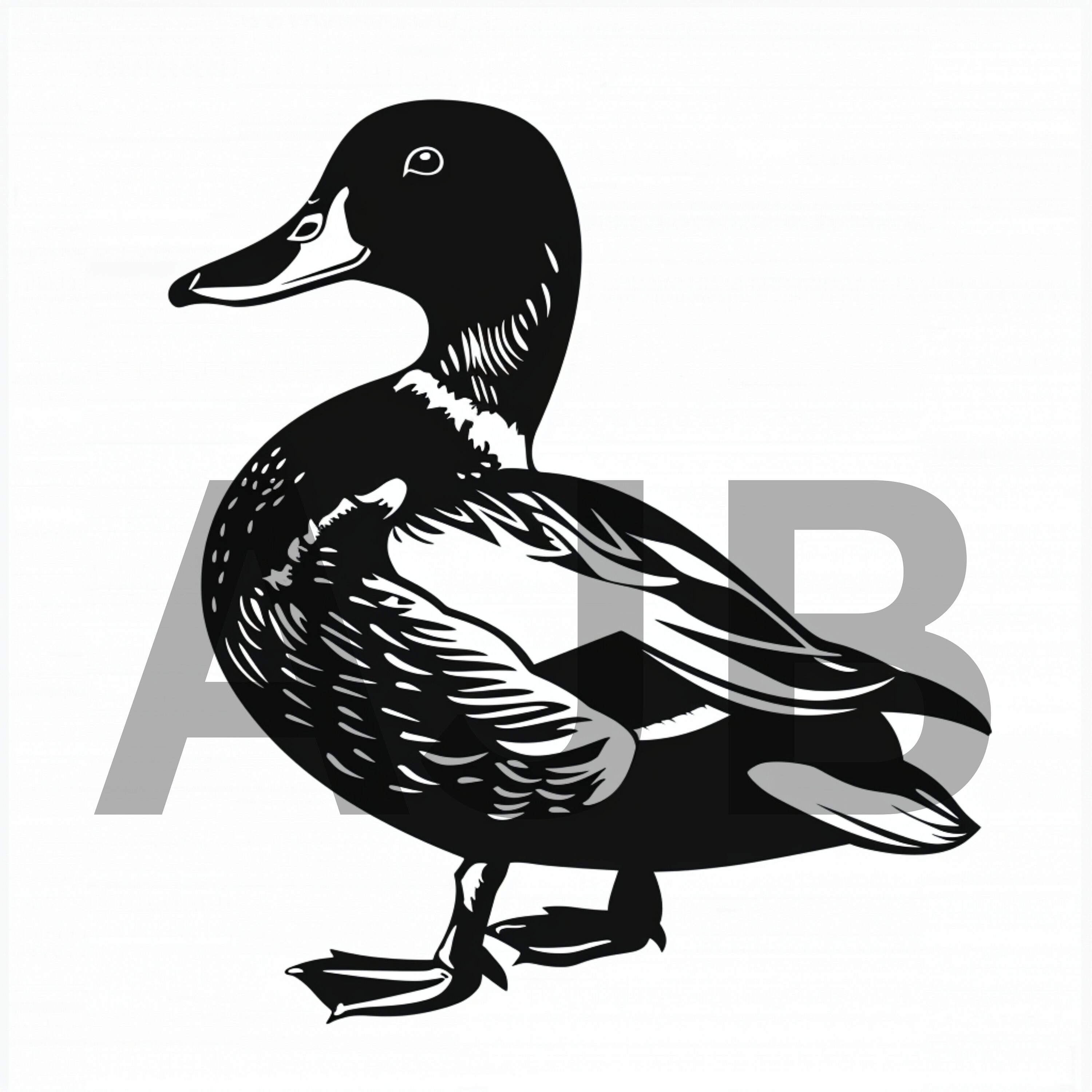 Duck Svg File, Duck Png File, Duck Dxf File, Duck Cricut Design, Duck T ...