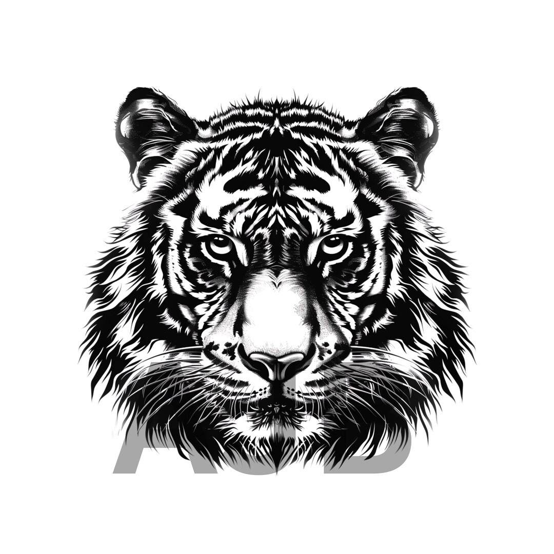 Tiger Svg File, Tiger Png File, Tiger Dxf File, Tiger Cricut , Tiger T ...