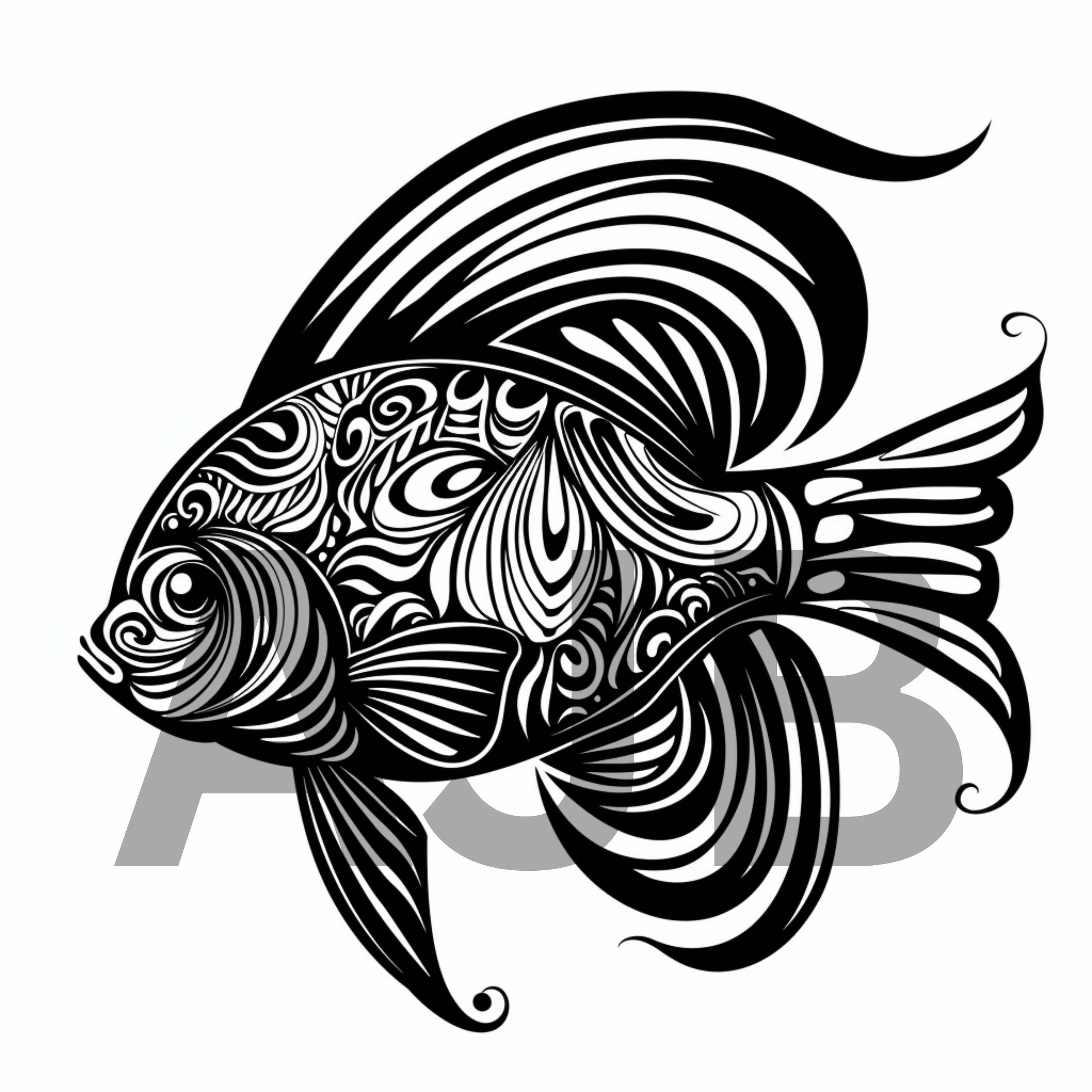 Fish Svg File, Fish Png, Fish Dxf, Fish Cricut File, Fish T-shirt ...