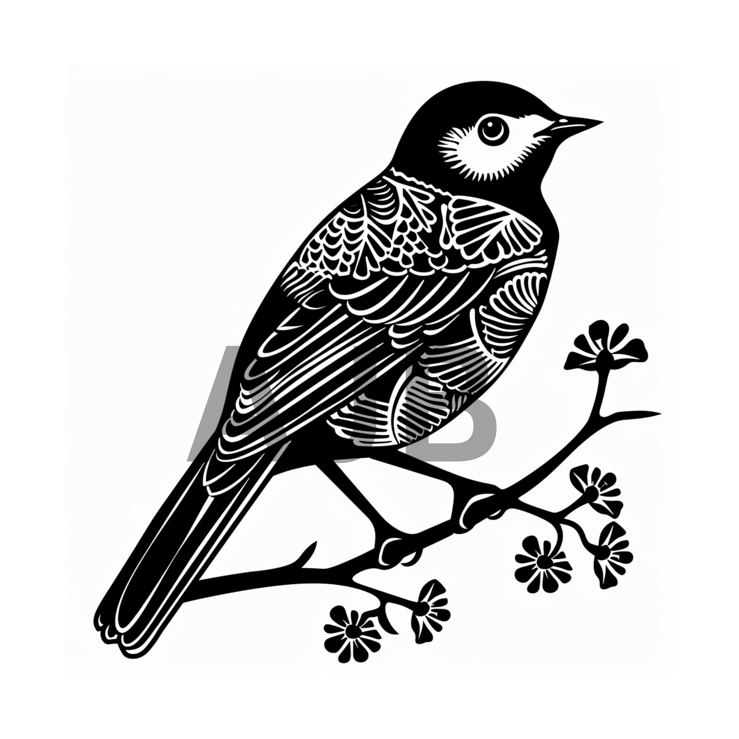 Bird Svg File, Bird Png File, Bird Dxf File, Bird Laser Engraving File ...