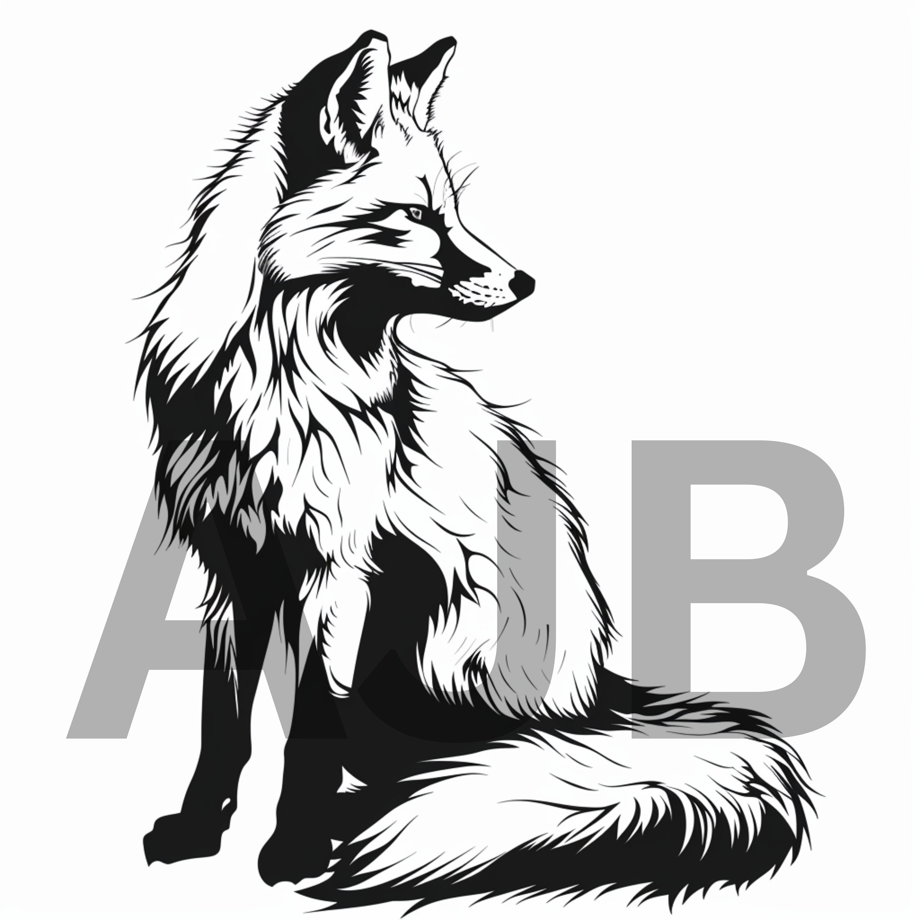 Fox Vector Art, Cricut, T-shirt Design (SVG, PNG, DXF) - Etsy