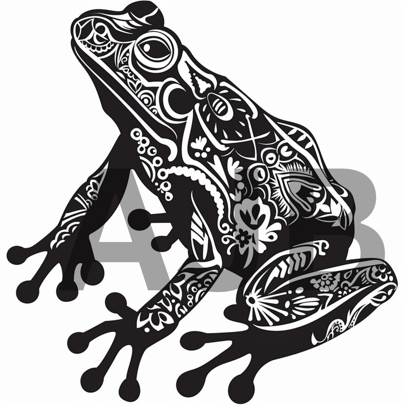 Frog Svg File, Frog Png, Frog Dxf, Frog Cricut File, Frog Laser ...