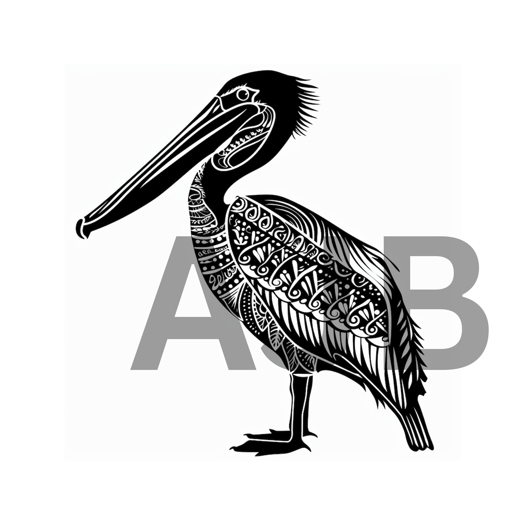 Pelican Svg, Pelican Png, Pelican Dxf, Pelican Cricut File, Pelican T ...
