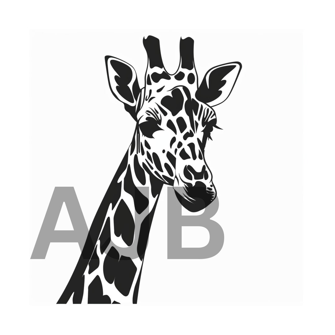 Giraffe Svg, Giraffe Png, Giraffe Dxf, Giraffe Cricut File, Giraffe T ...