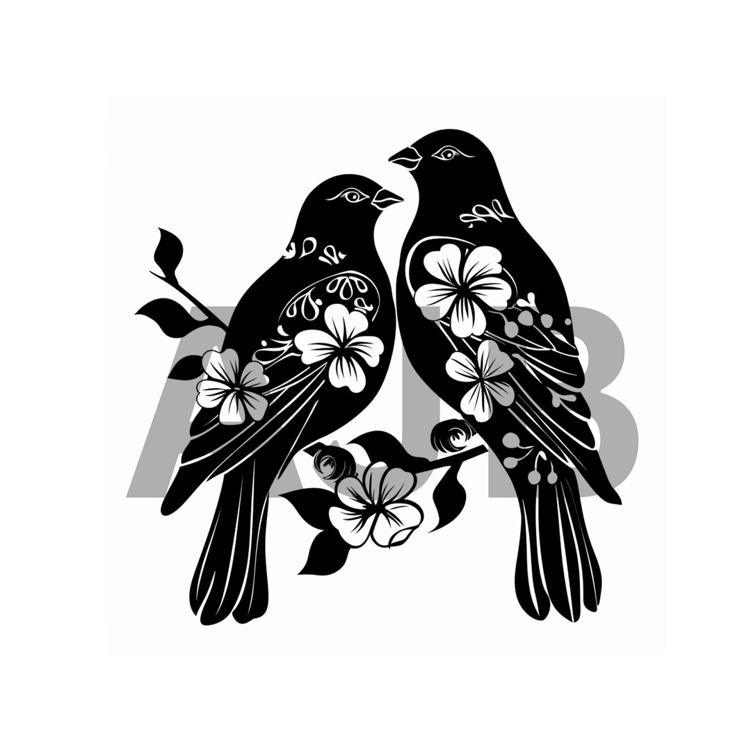 Bird Svg File, Bird Png File, Bird Dxf File, Bird Laser Engraving File ...