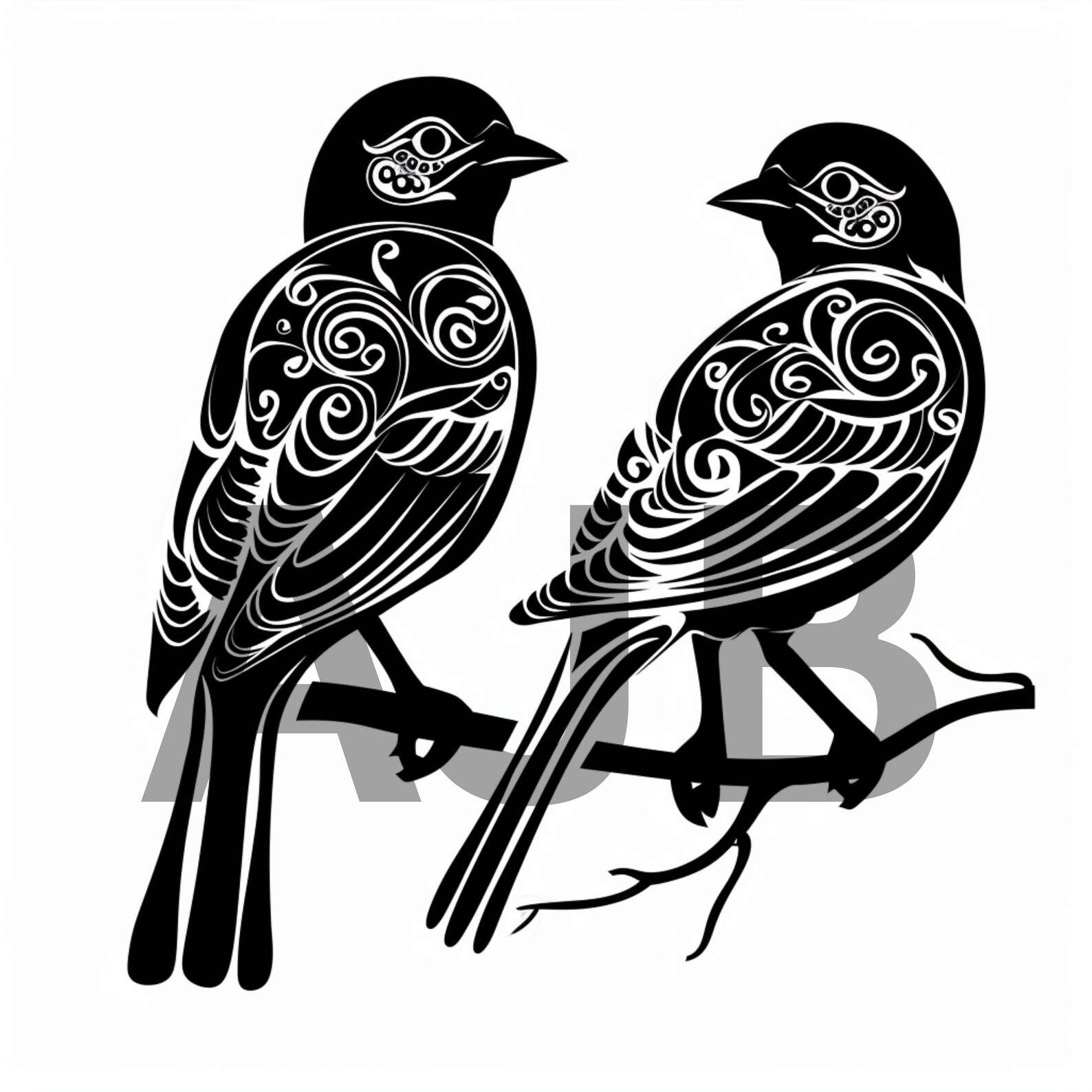 Bird Svg File, Bird Png File, Bird Dxf File, Bird Laser Engraving File ...