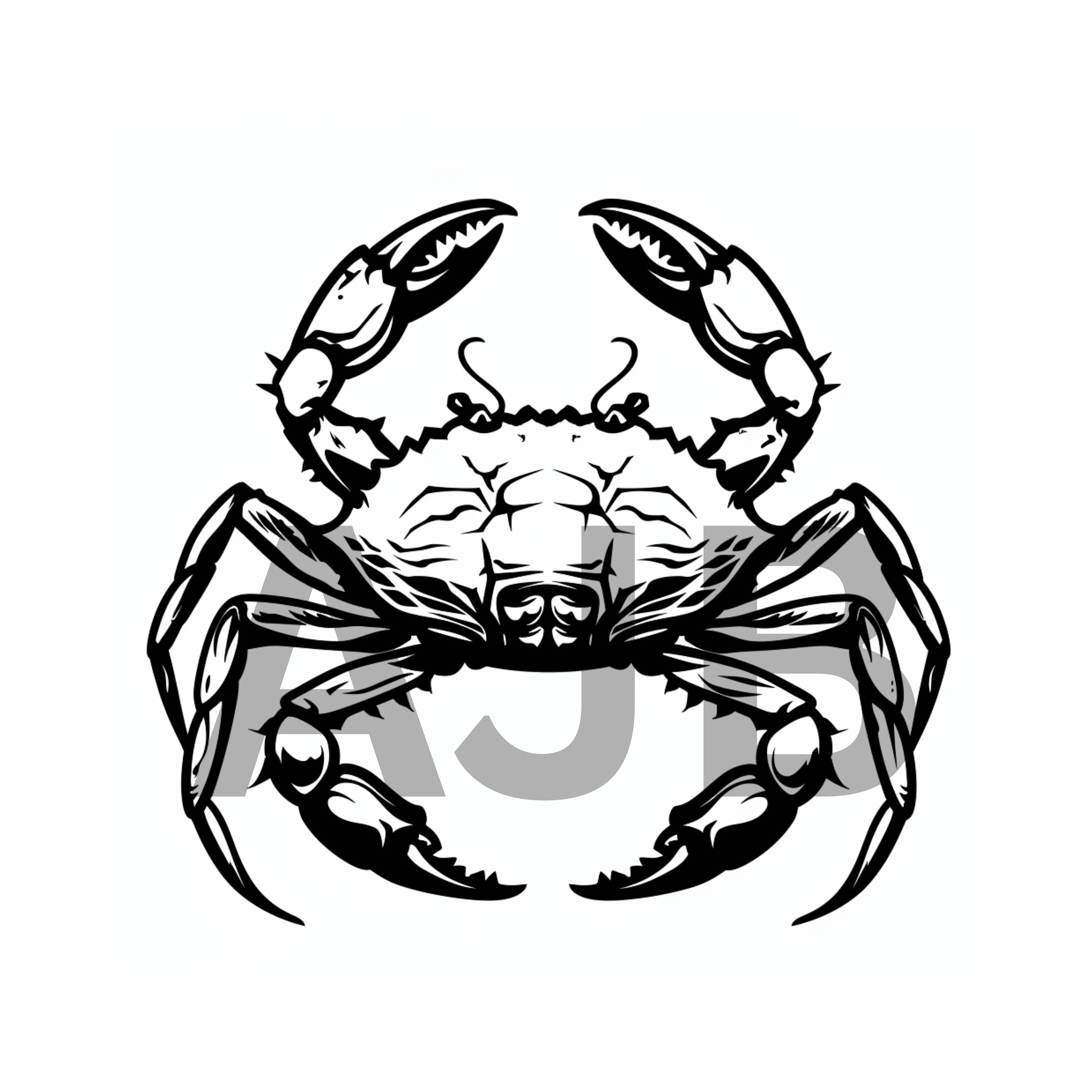 Crab Svg File, Crab Png File, Crab Dxf File, Crab Cricut Design, Crab T ...