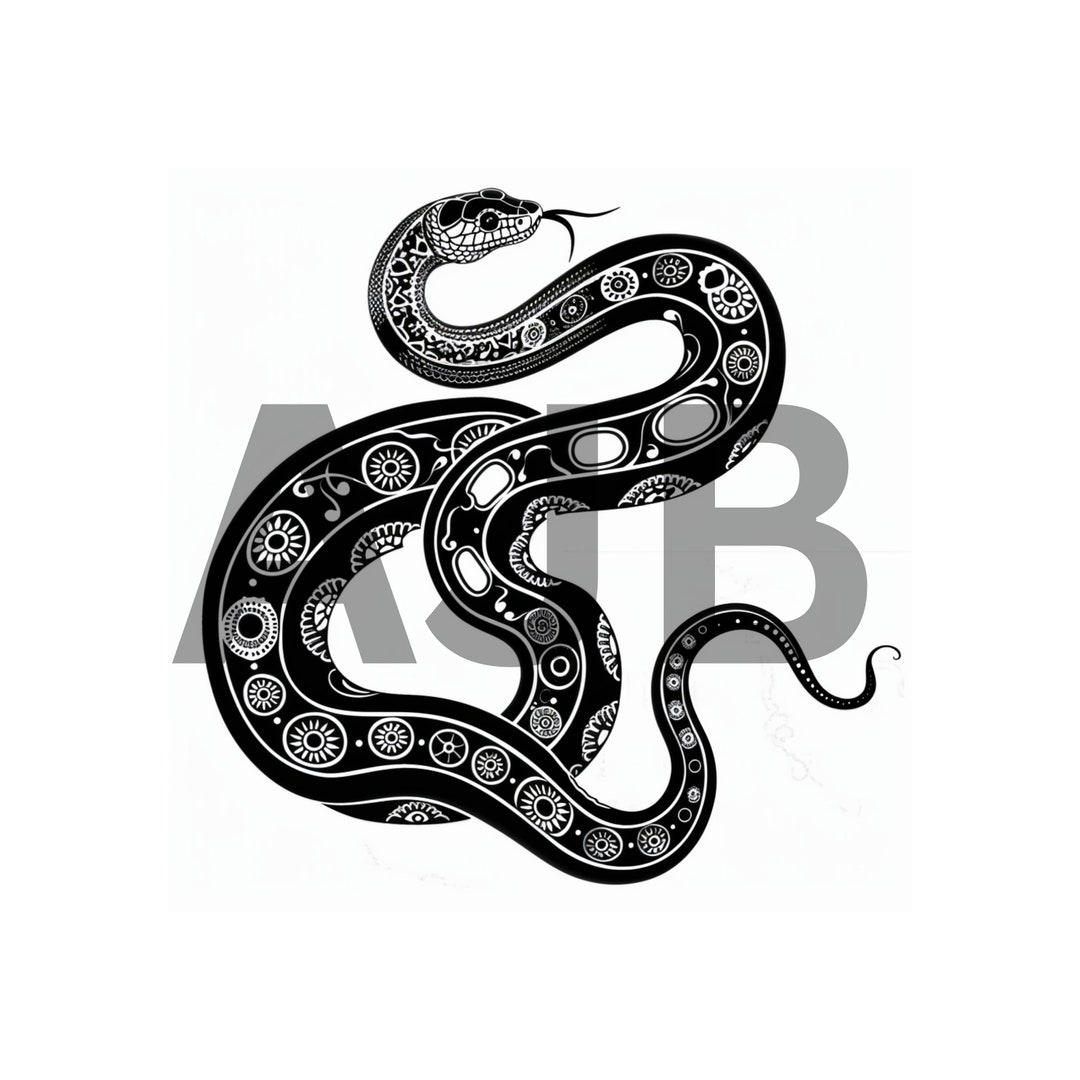 Snake Svg, Snake Png, Snake Dxf, Snake Cricut File, Snake T-shirt ...
