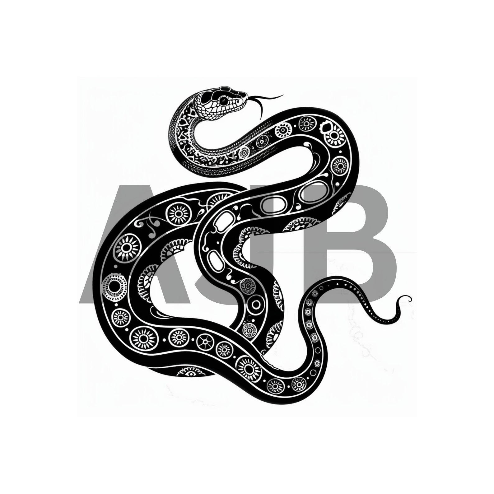Snake Svg, Snake Png, Snake Dxf, Snake Cricut File, Snake T-shirt ...